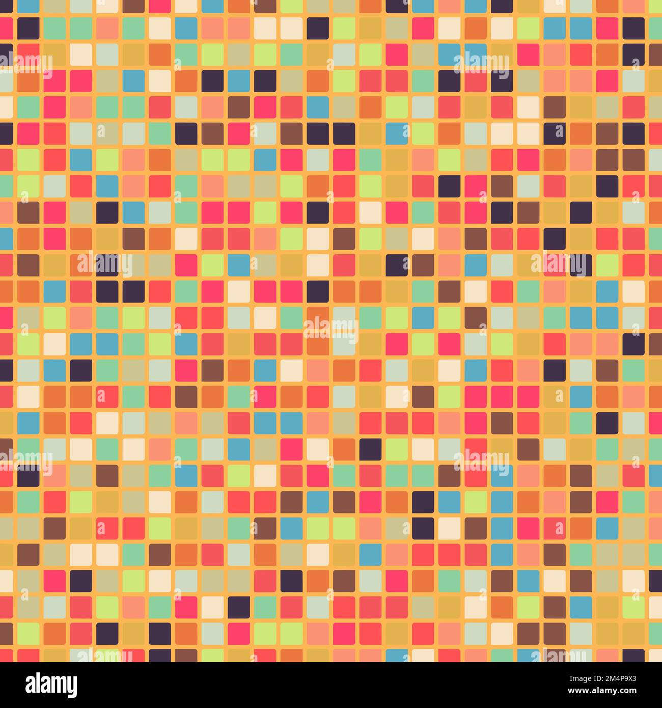 Color checkered squares background generative pattern illustration ...