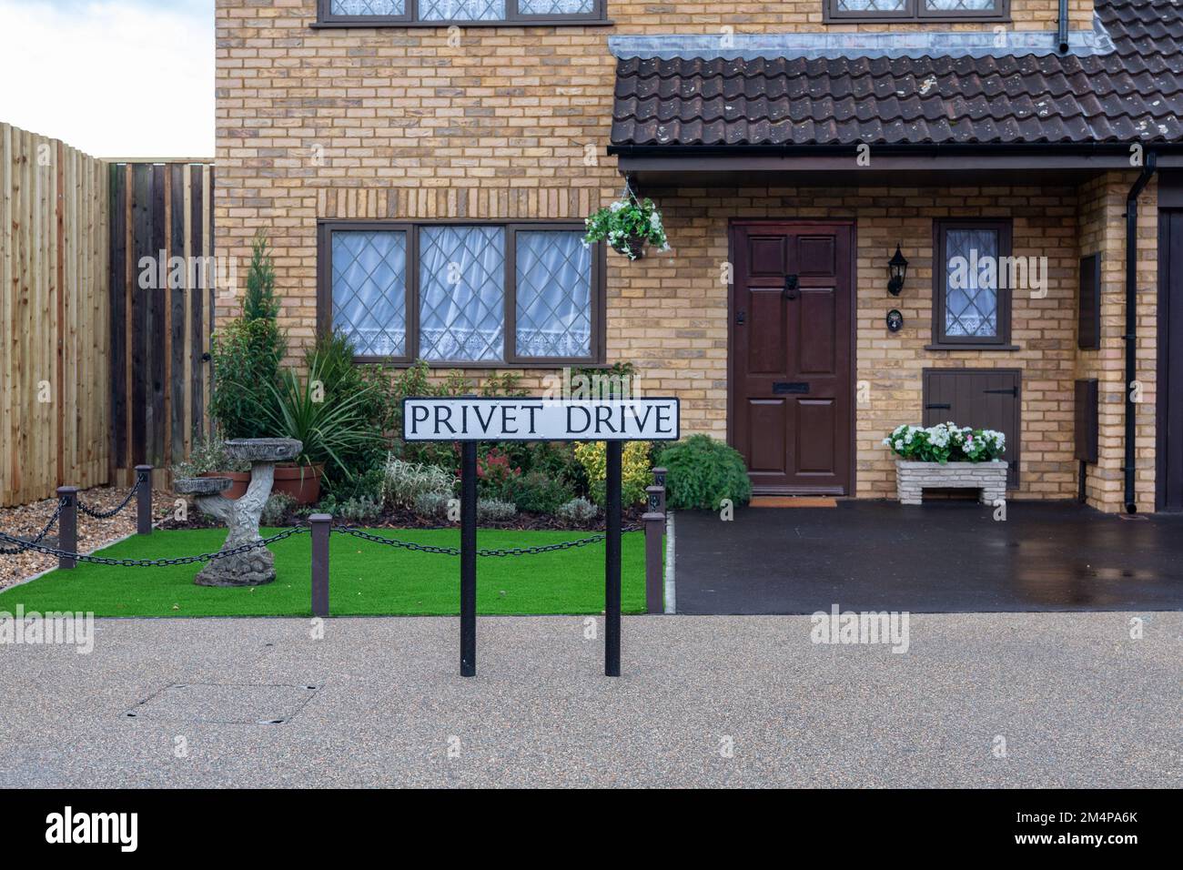 The exterior of the Harry Potter home Stock Photo - Alamy
