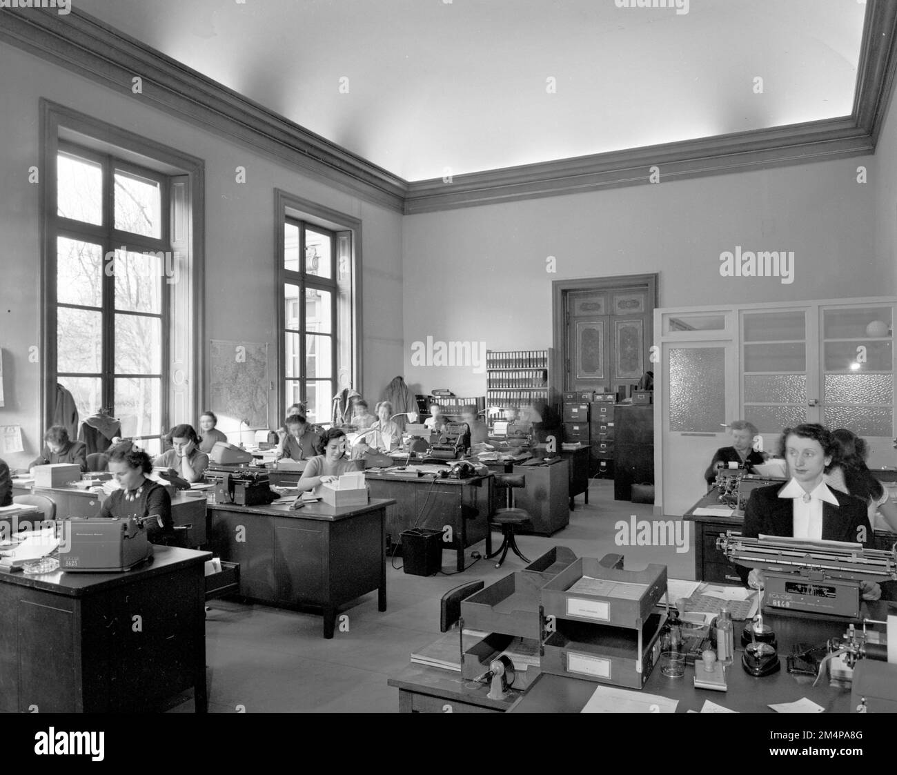 Faisanderie and MSA Garage. Photographs of Marshall Plan Programs ...