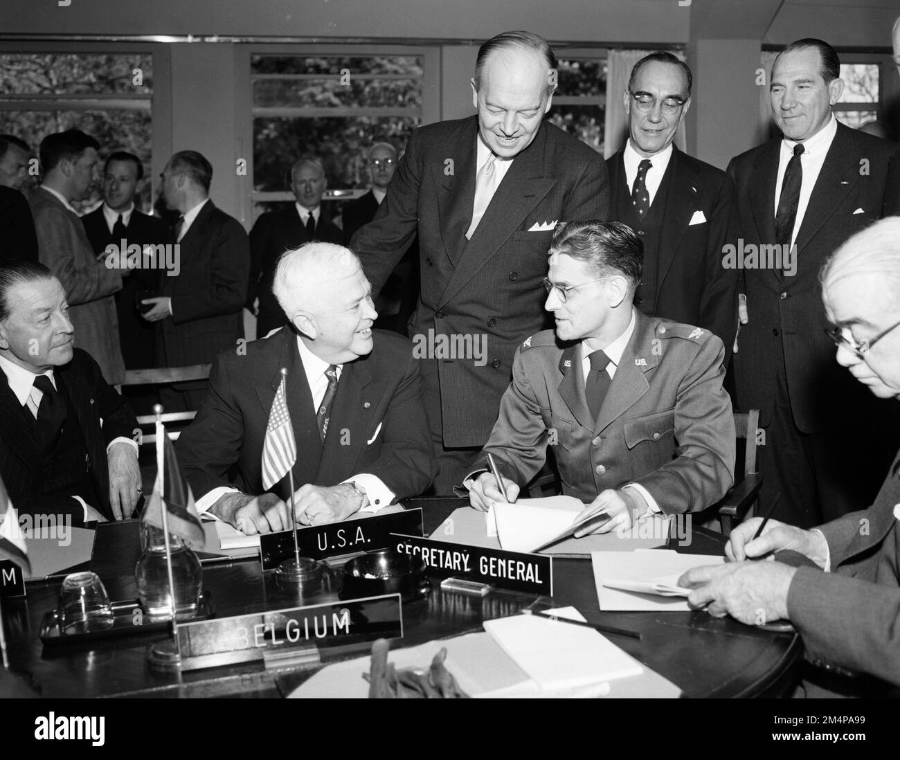 Offshore Contract - NATO Signature. Photographs of Marshall Plan ...