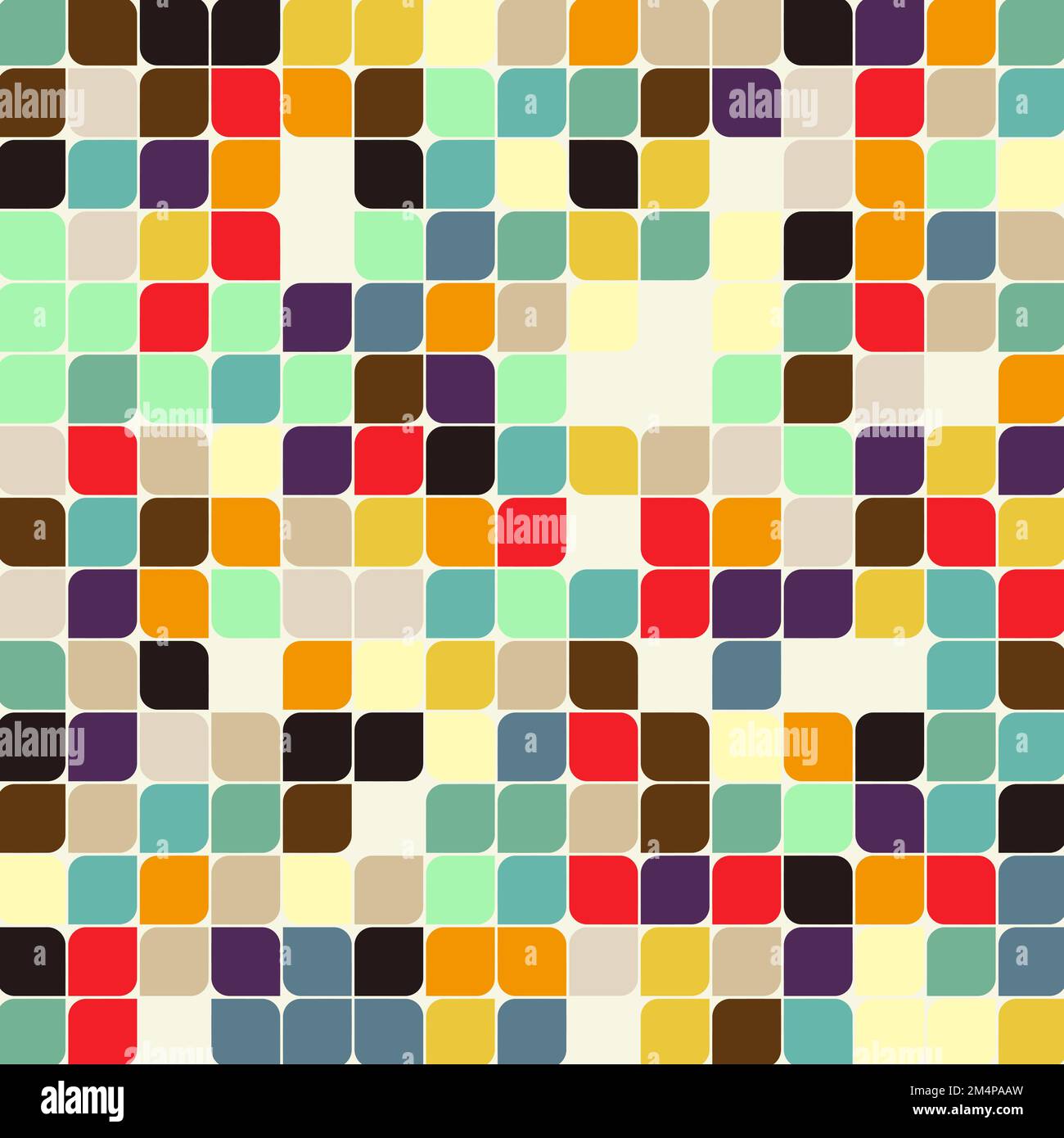 Color checkered squares background generative pattern illustration ...