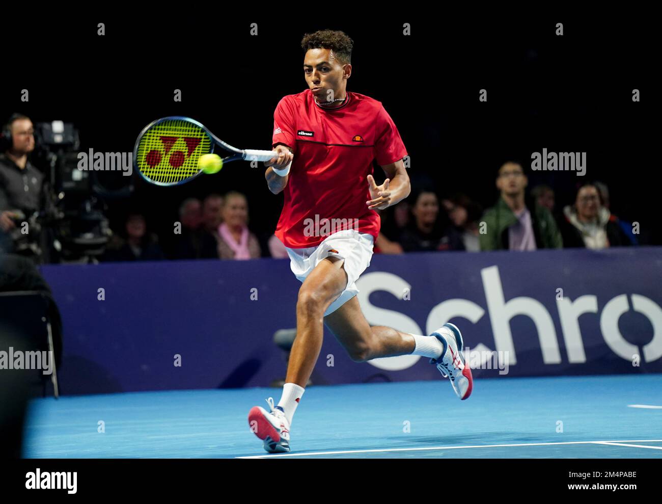 England's Paul Jubb during his match against Scotland's Aidan McHugh on ...