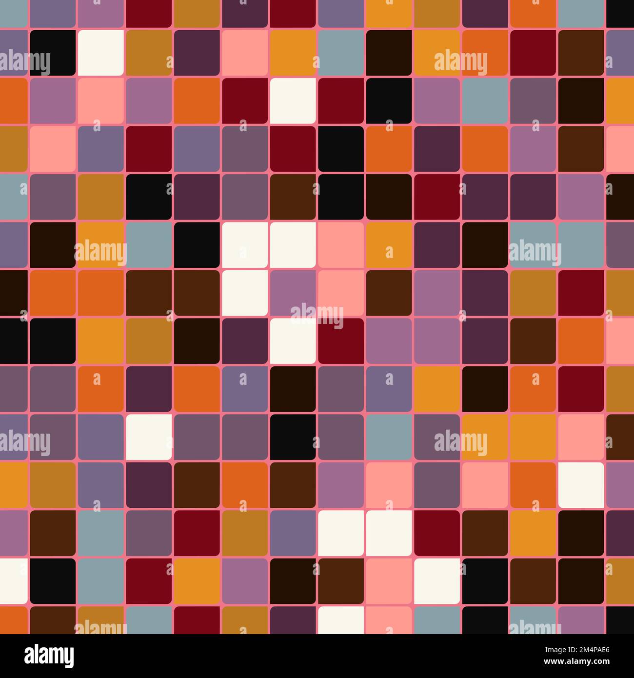 Color checkered squares background generative pattern illustration ...