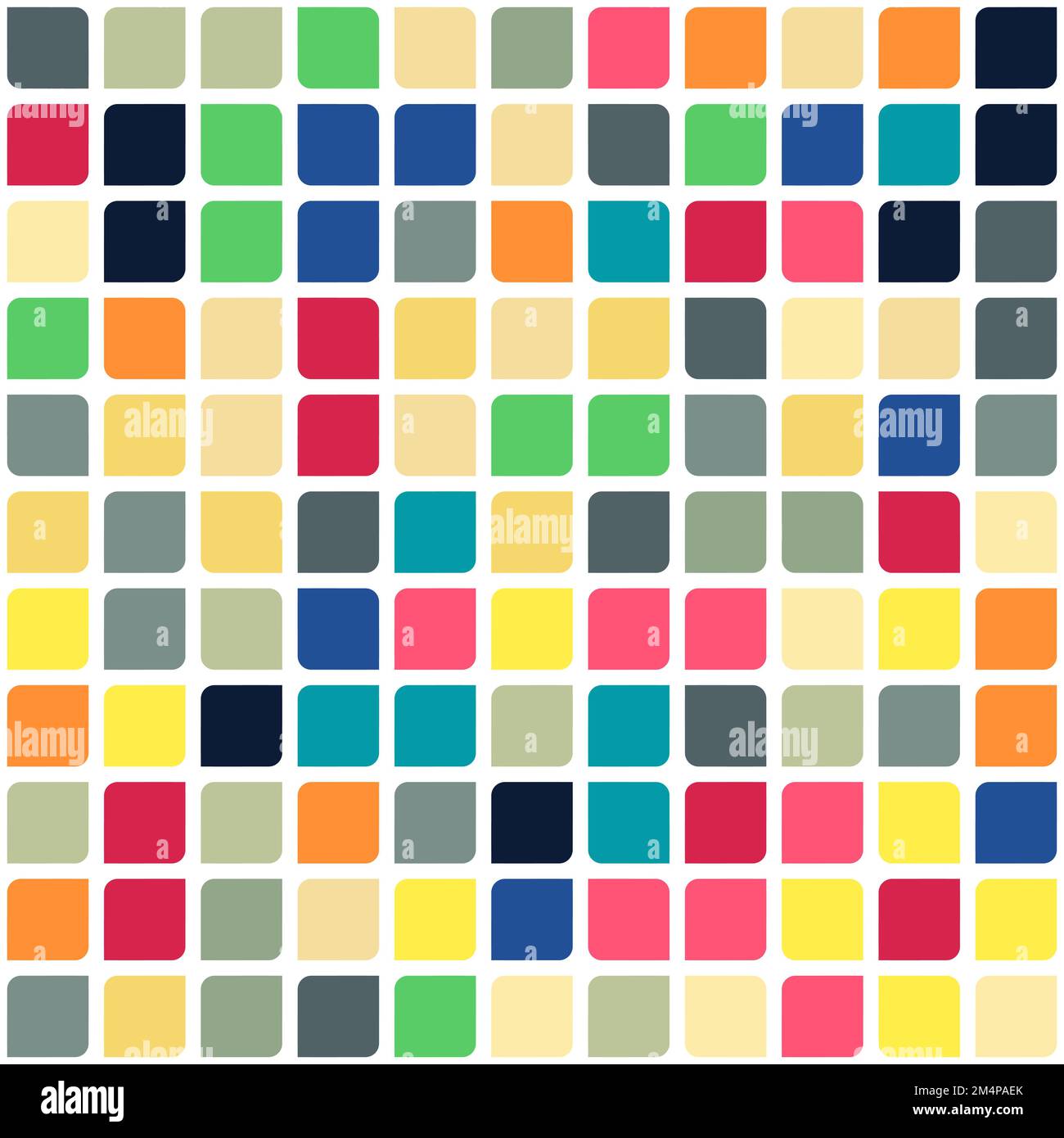 Color checkered squares background generative pattern illustration ...