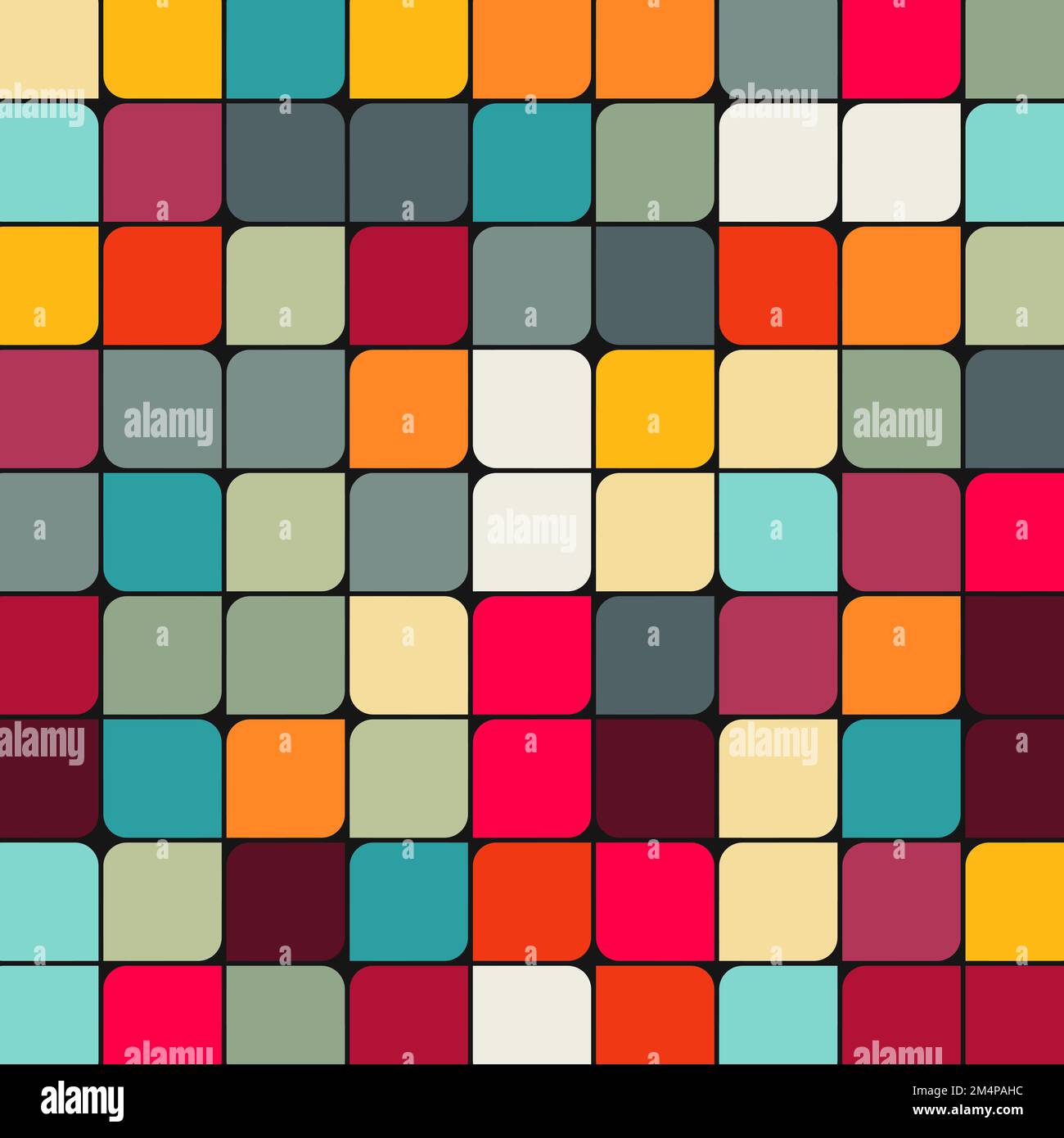 Color checkered squares background generative pattern illustration ...