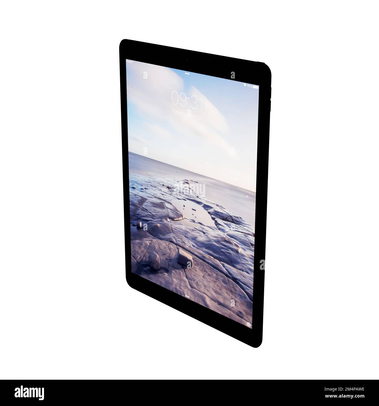 A 3d illustration of a tablet isolated on white background Stock Photo ...