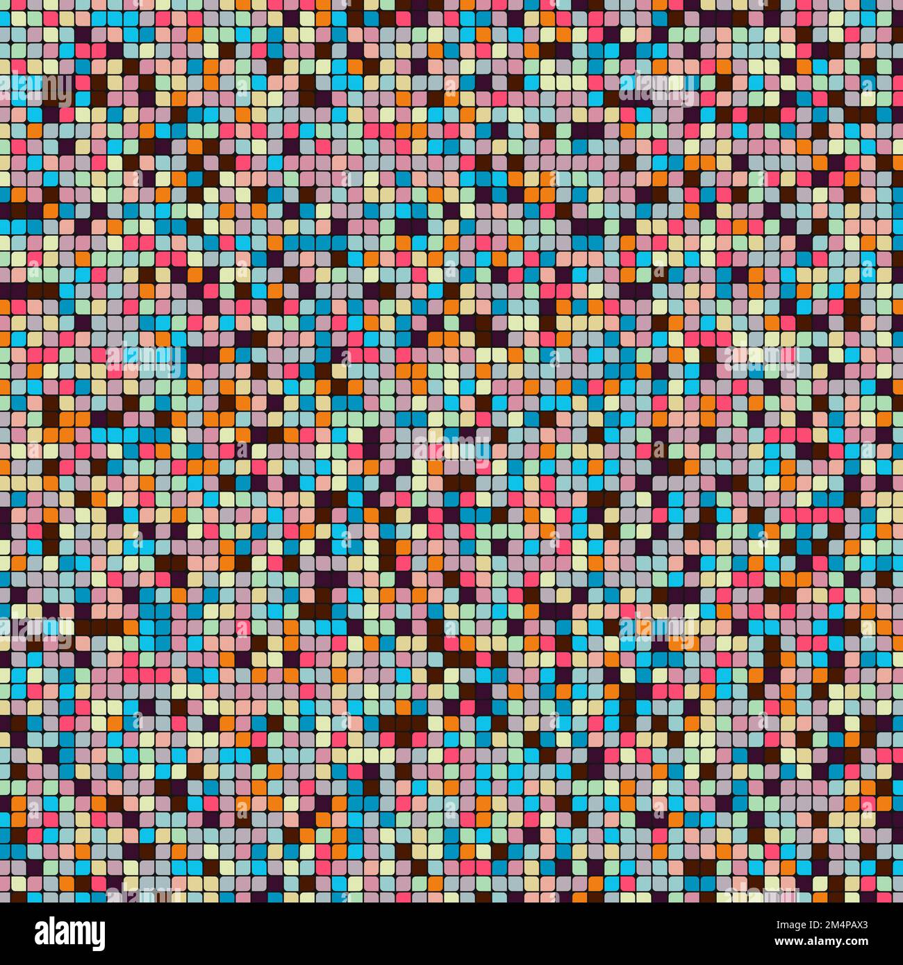 Color checkered squares background generative pattern illustration ...
