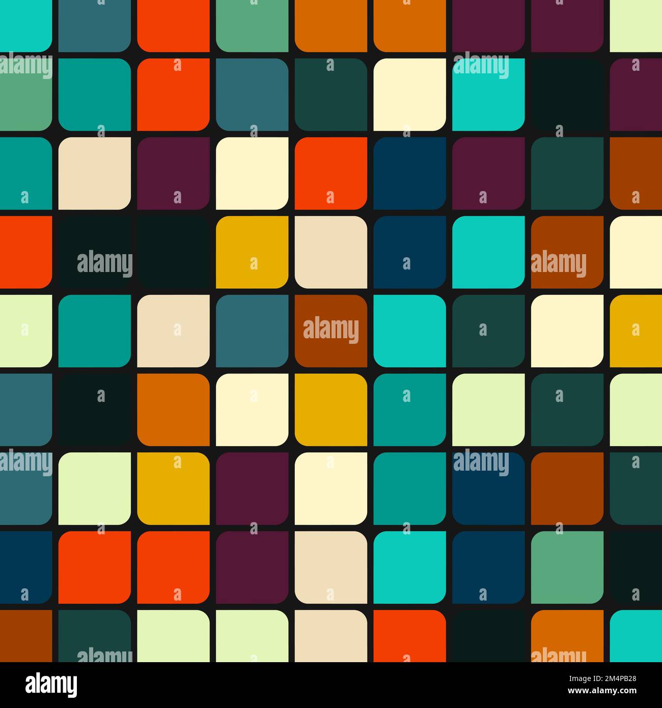 Color checkered squares background generative pattern illustration ...