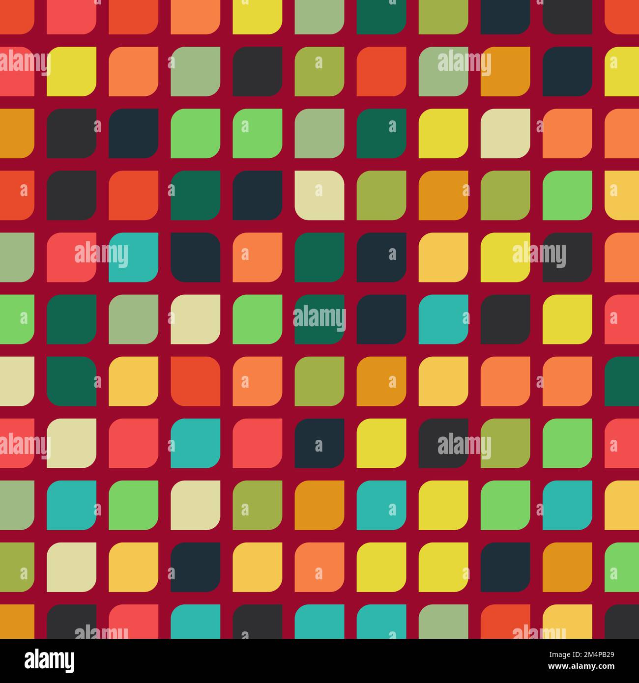 Color checkered squares background generative pattern illustration ...