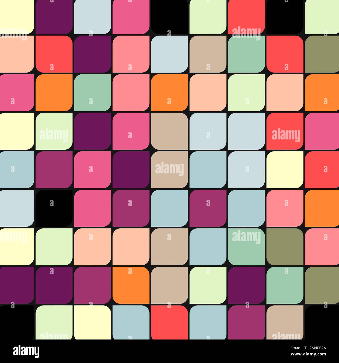 Color checkered squares background generative pattern illustration ...