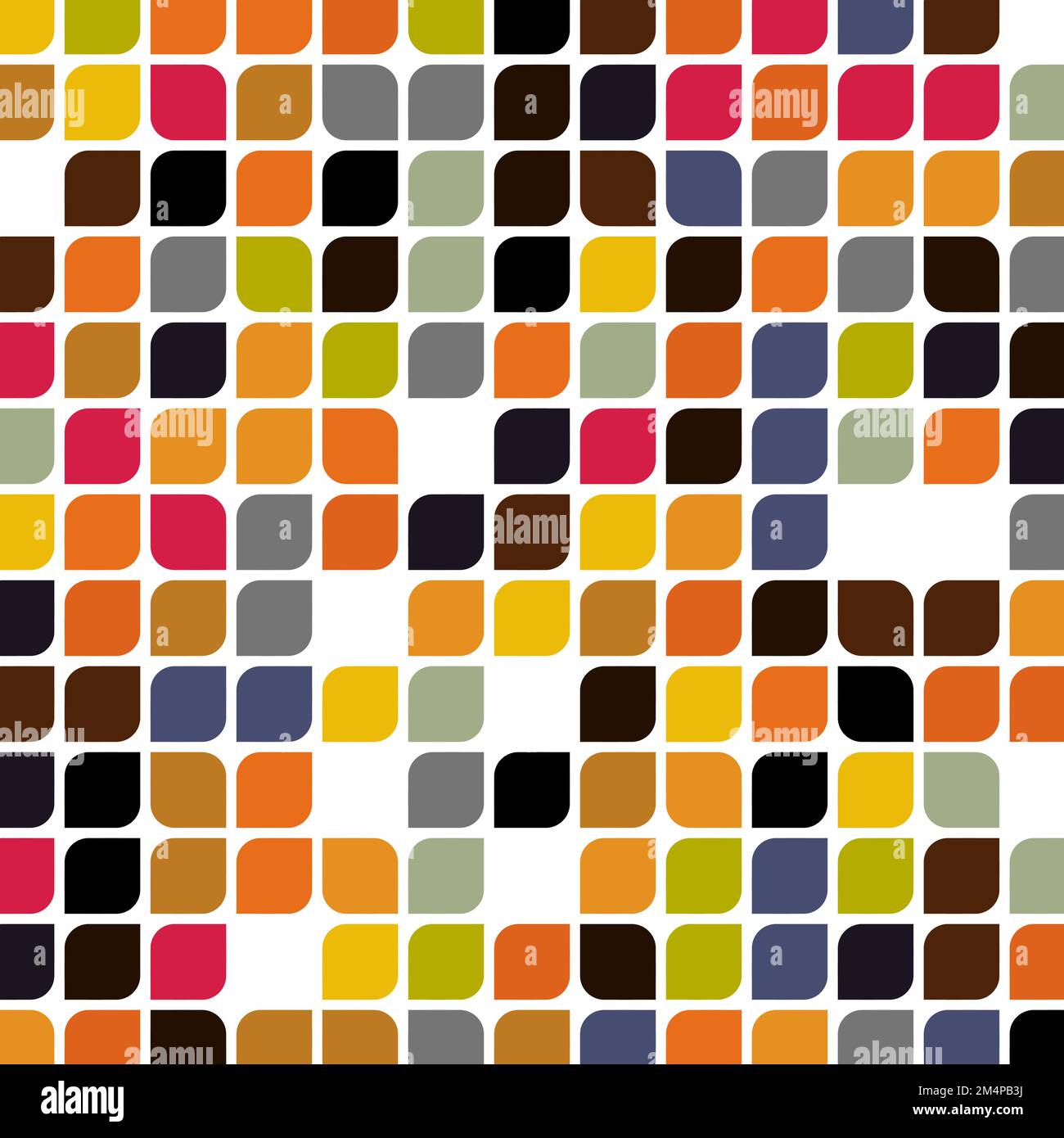 Color checkered squares background generative pattern illustration ...