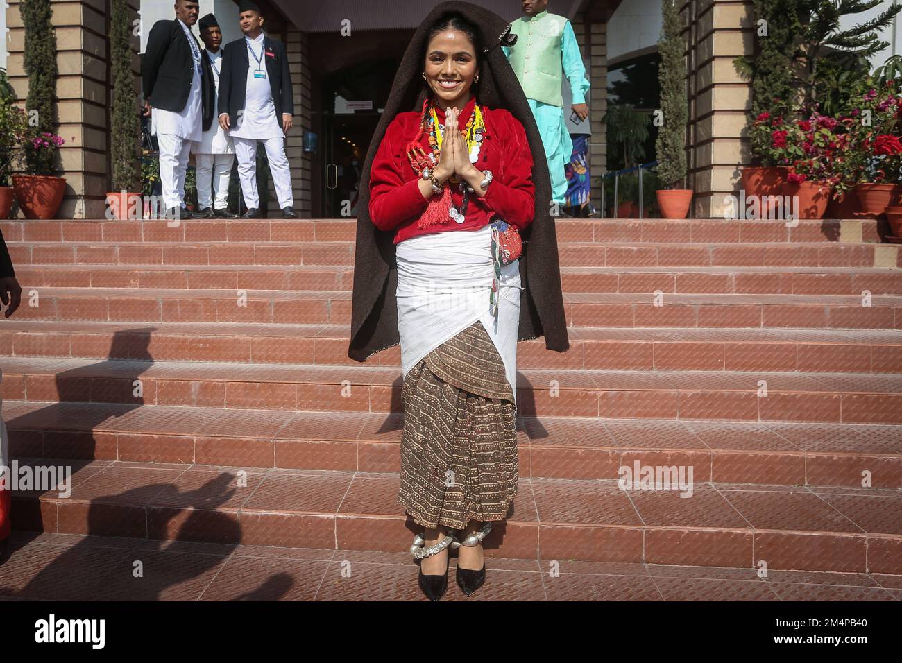 Kathmandu, Bagmati, Nepal. 22nd Dec, 2022. BINITA KATHAYAT, the newly-elected member of the ...