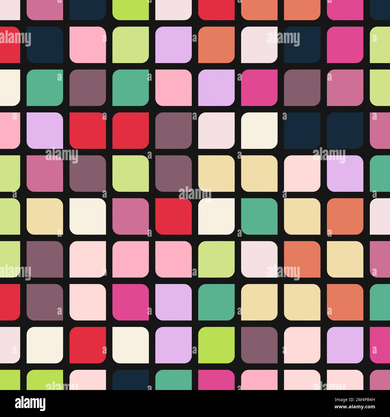 Color checkered squares background generative pattern illustration ...