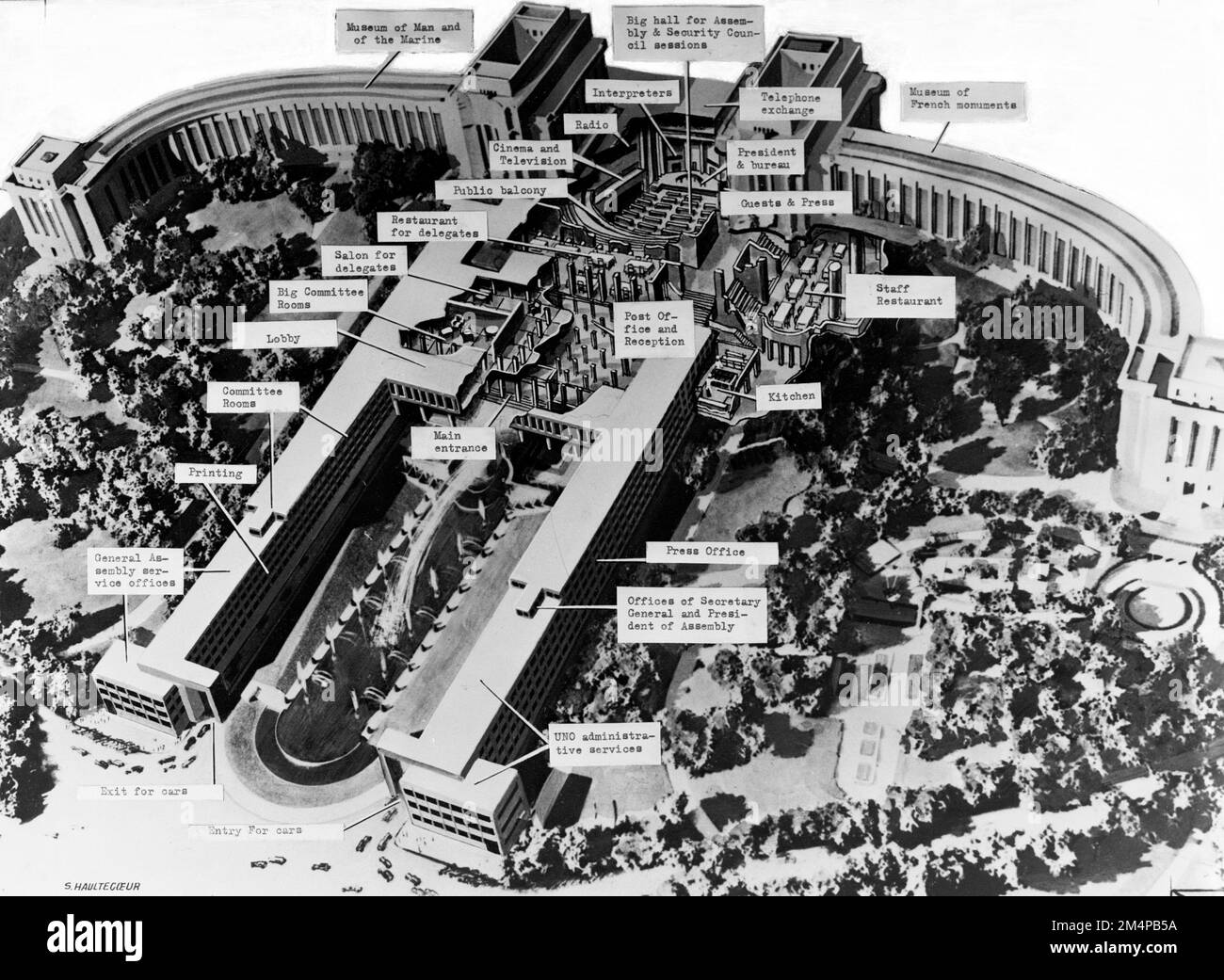 Palais de Chaillet Model (with 2 Wings Added for the NO Session ...