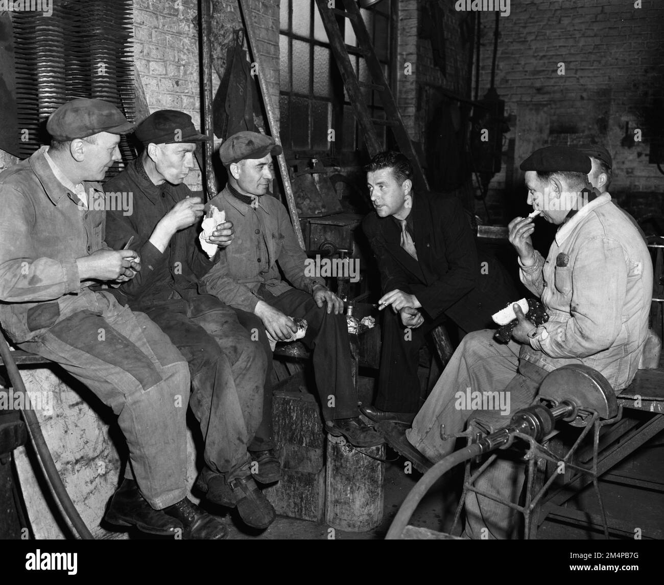 Labor - Force Ouvriere Workers at Home. Photographs of Marshall Plan ...