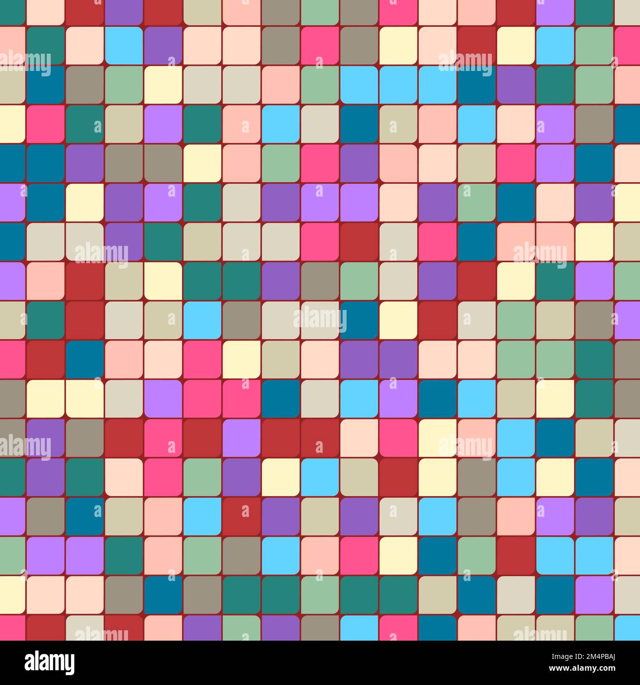 Color checkered squares background generative pattern illustration ...