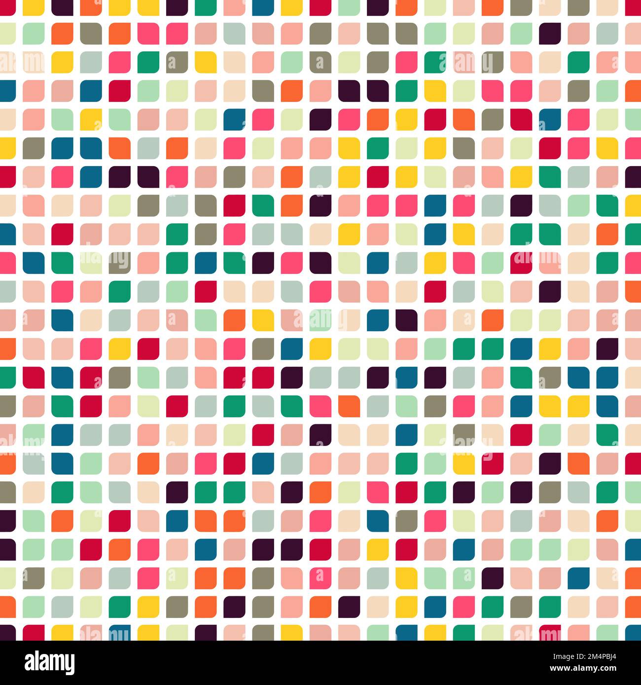Color checkered squares background generative pattern illustration ...