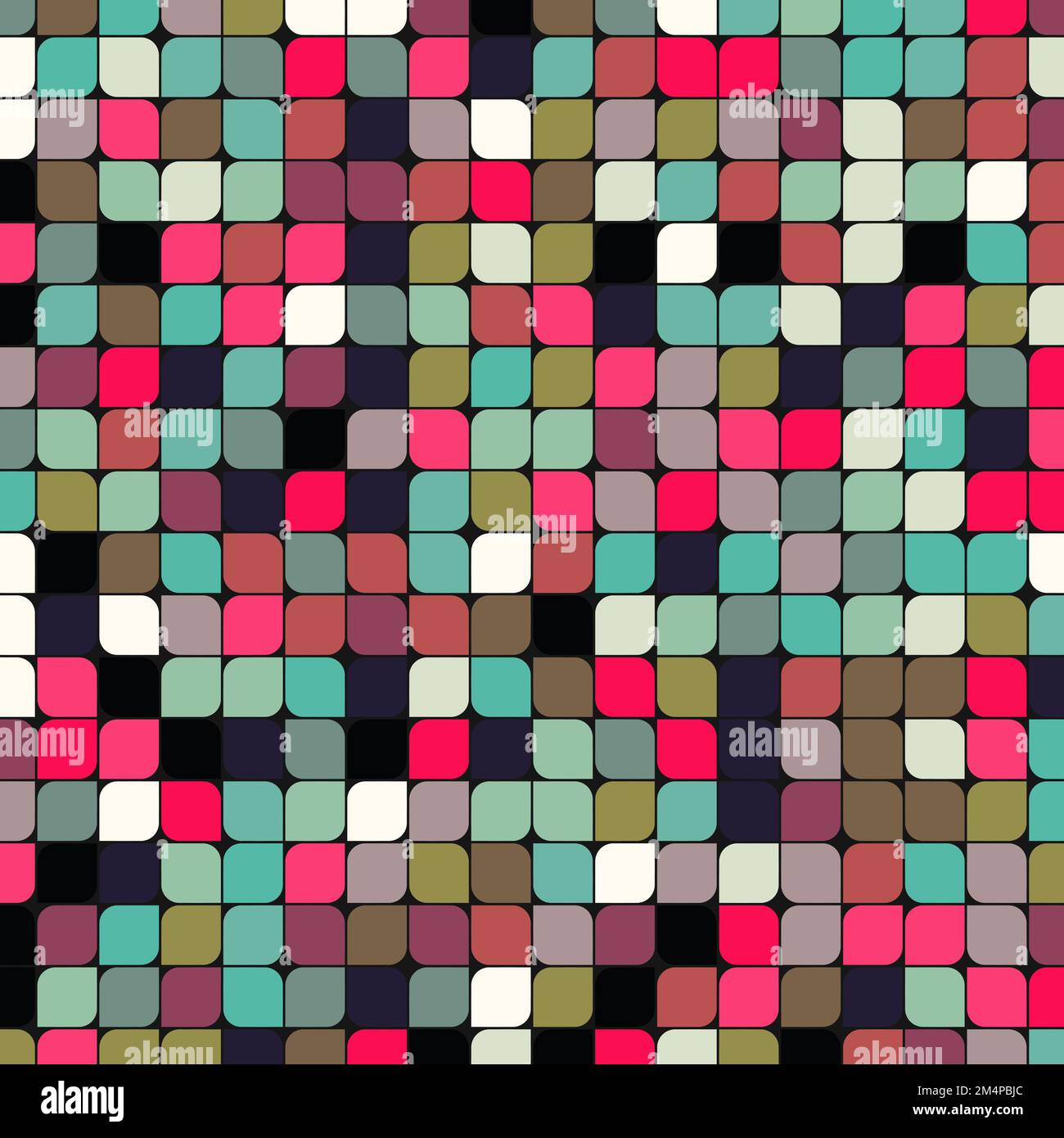 Color checkered squares background generative pattern illustration ...