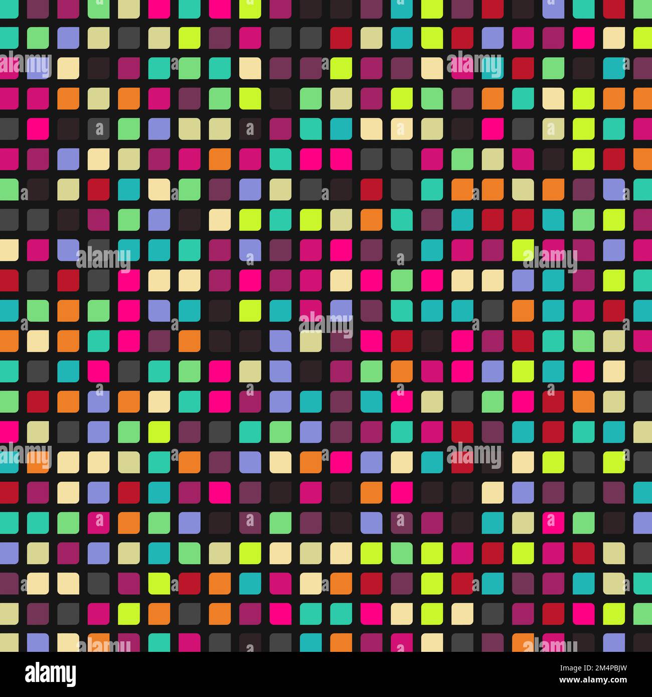 Color checkered squares background generative pattern illustration ...