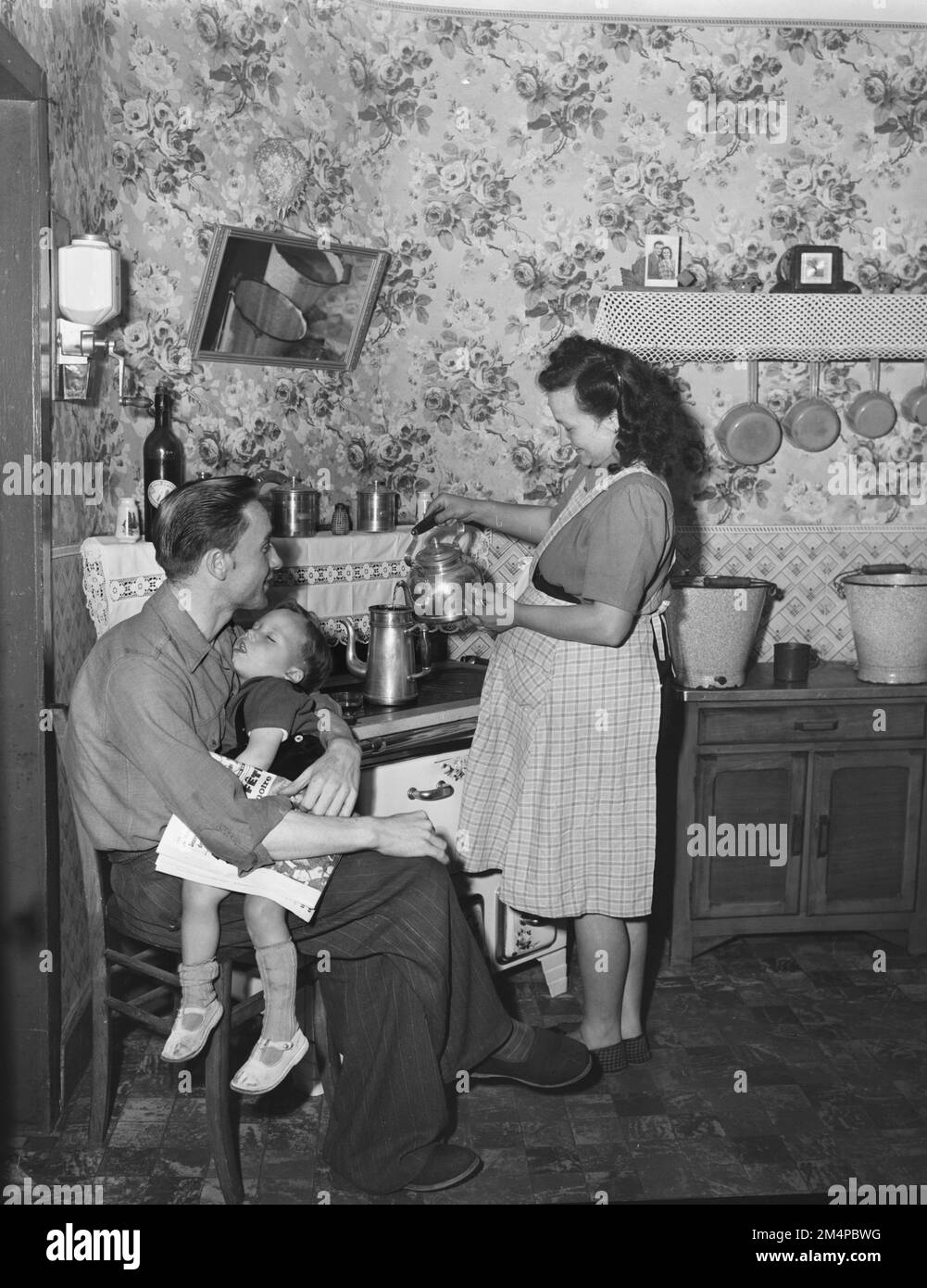 Labor - Force Ouvriere Workers at Home. Photographs of Marshall Plan ...