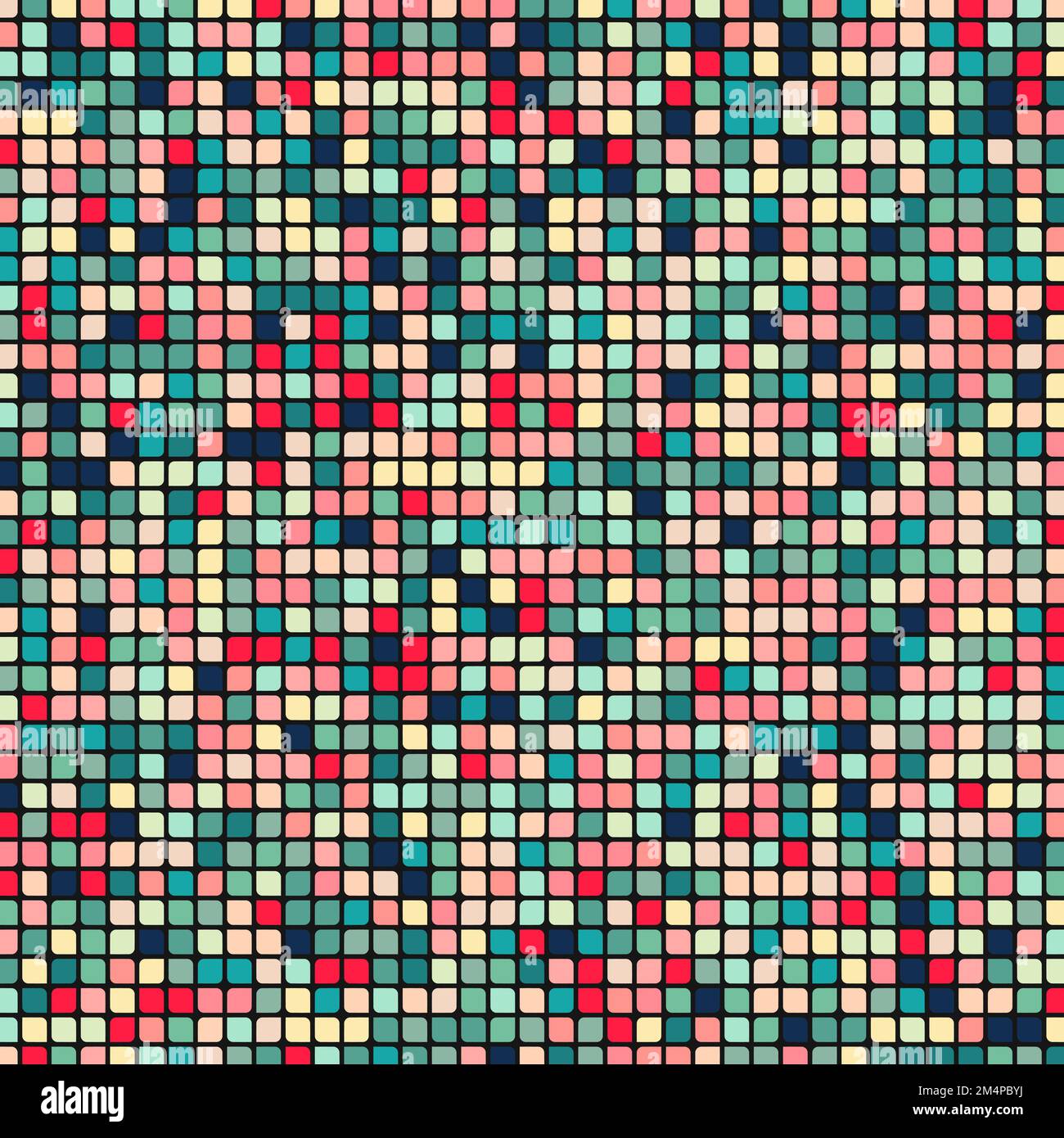 Color checkered squares background generative pattern illustration ...