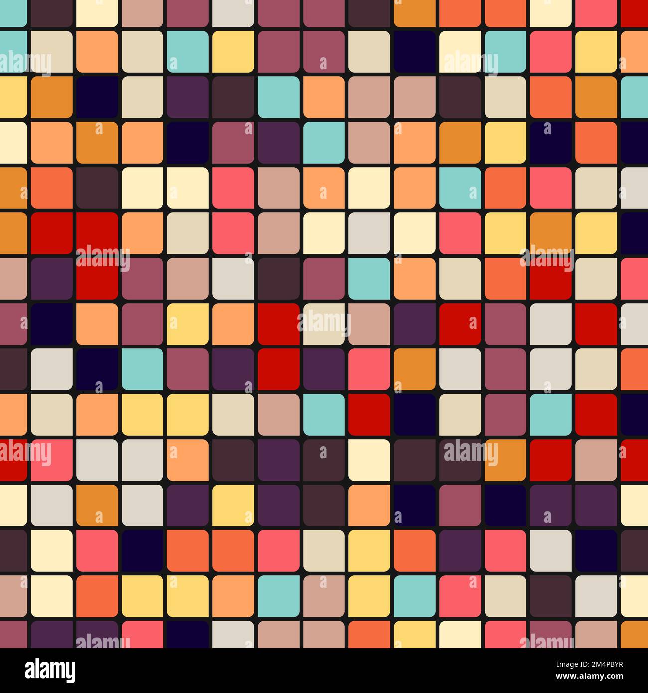 Color checkered squares background generative pattern illustration ...