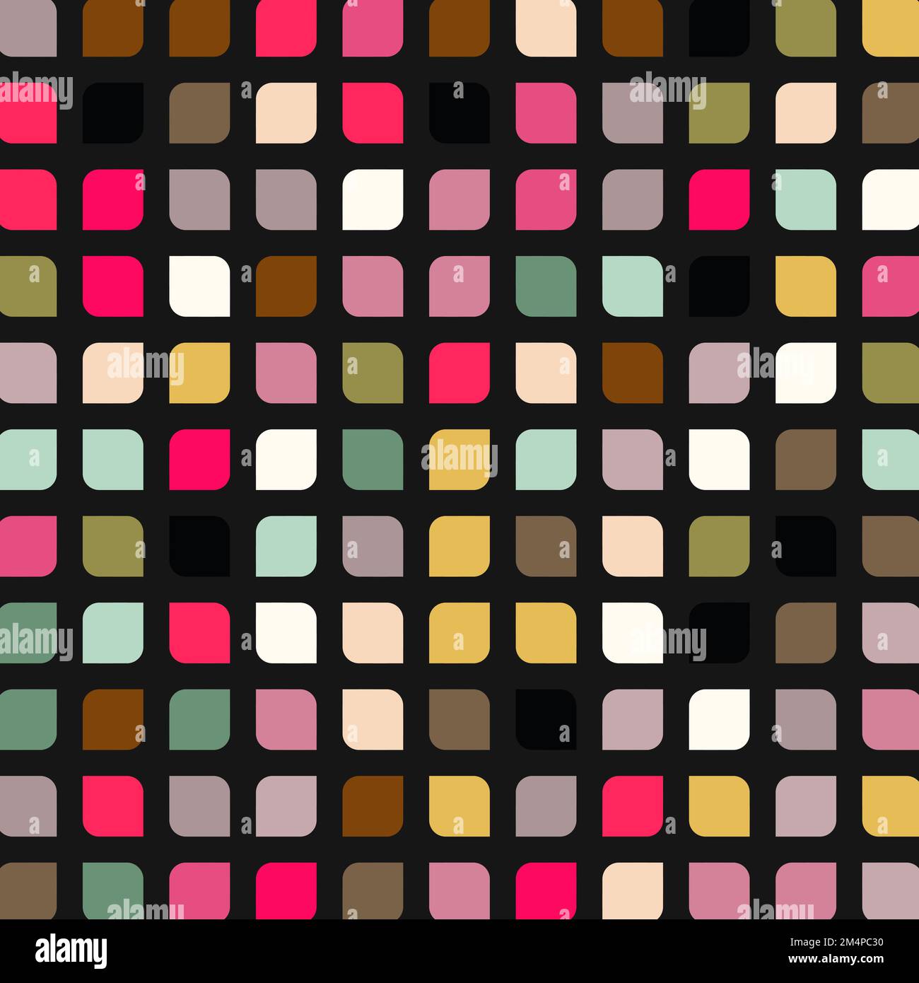 Color checkered squares background generative pattern illustration ...