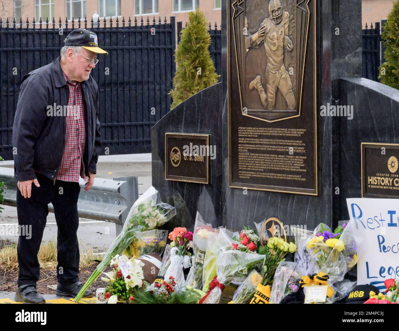 Franco harris catch hi-res stock photography and images - Alamy