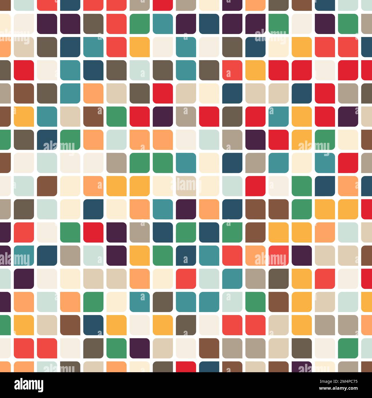 Color checkered squares background generative pattern illustration ...