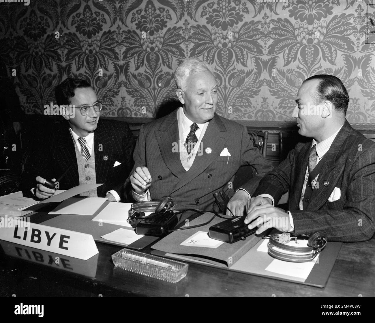 UNESCO General Conference, Nov, 1952. Photographs of Marshall Plan ...