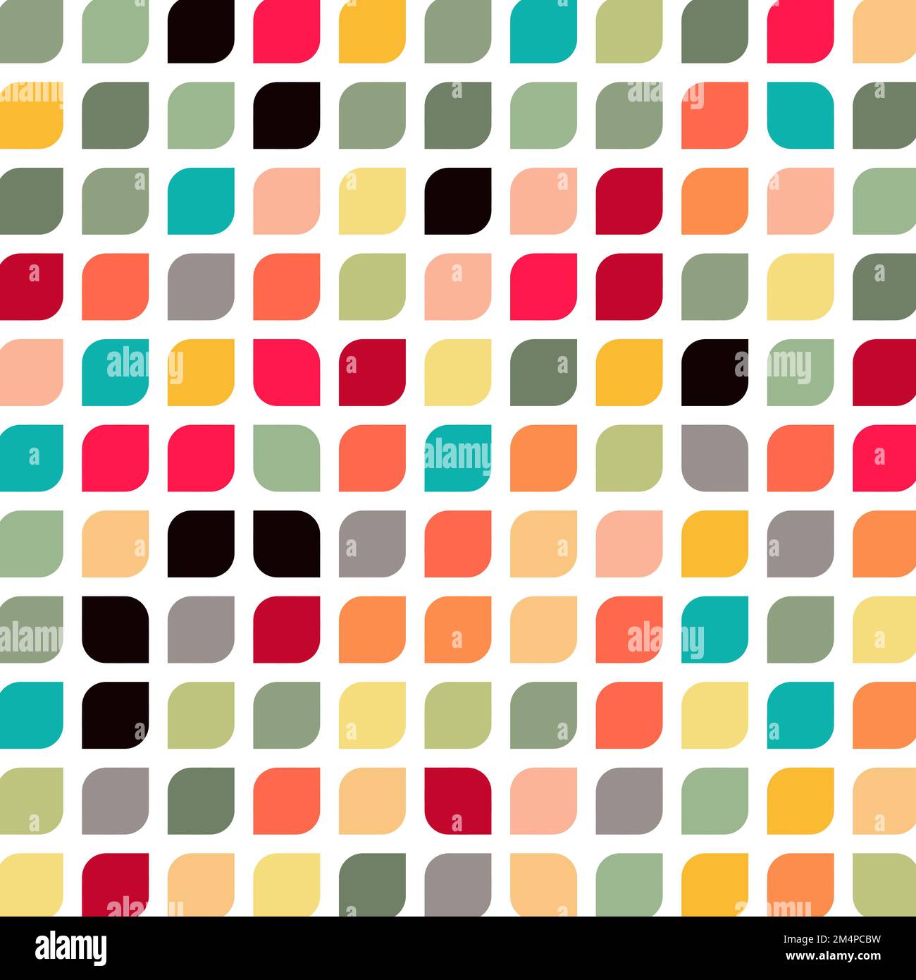 Color checkered squares background generative pattern illustration ...