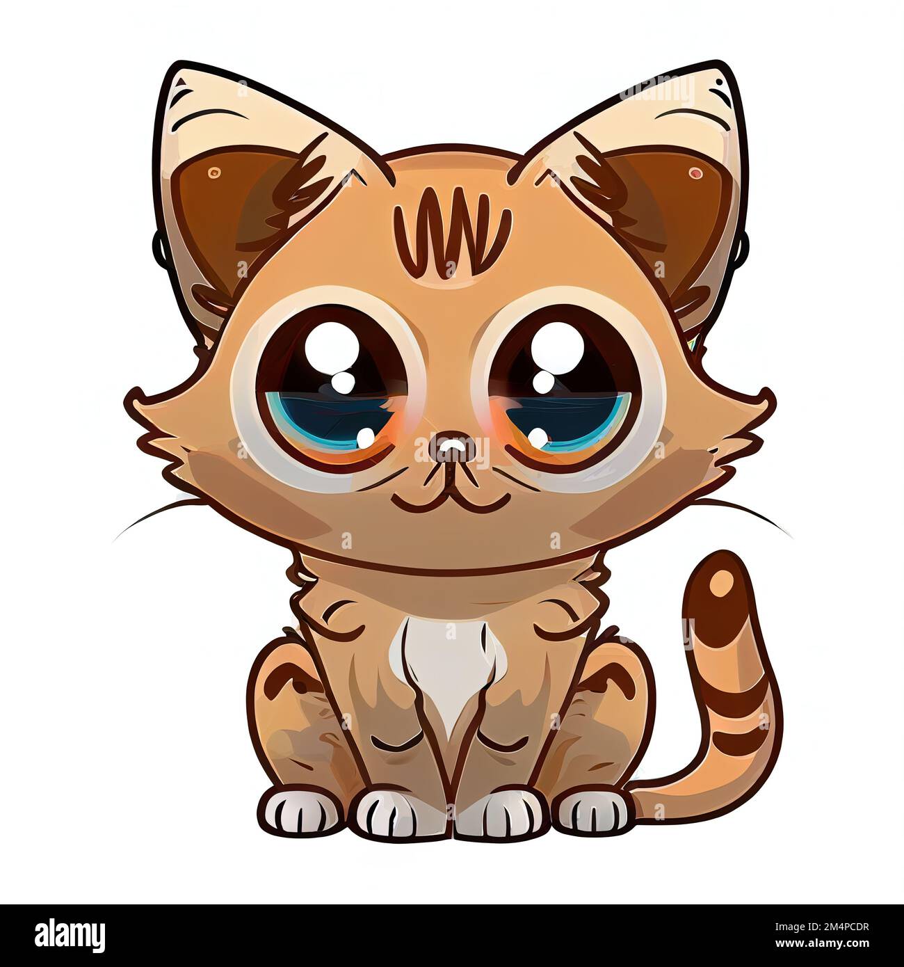 Sad Cat Face Big Eyes