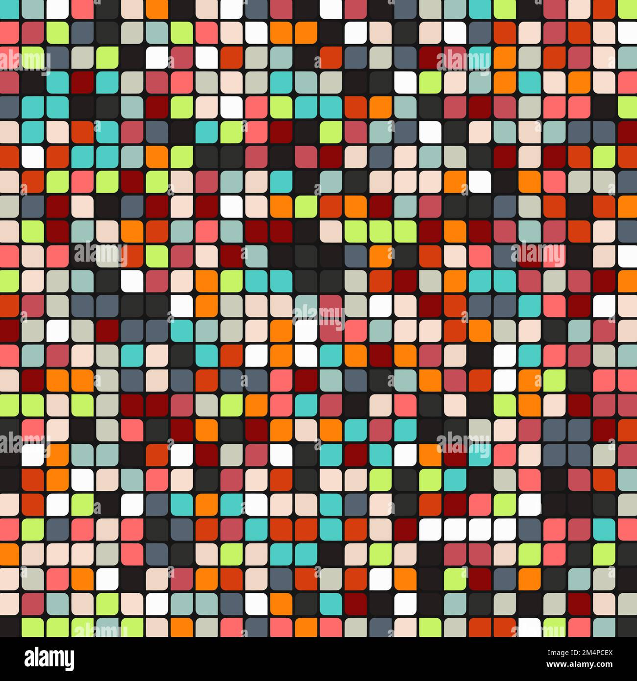 Color checkered squares background generative pattern illustration ...