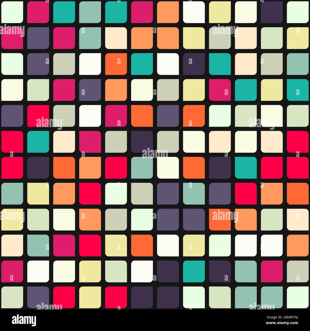 Color checkered squares background generative pattern illustration ...
