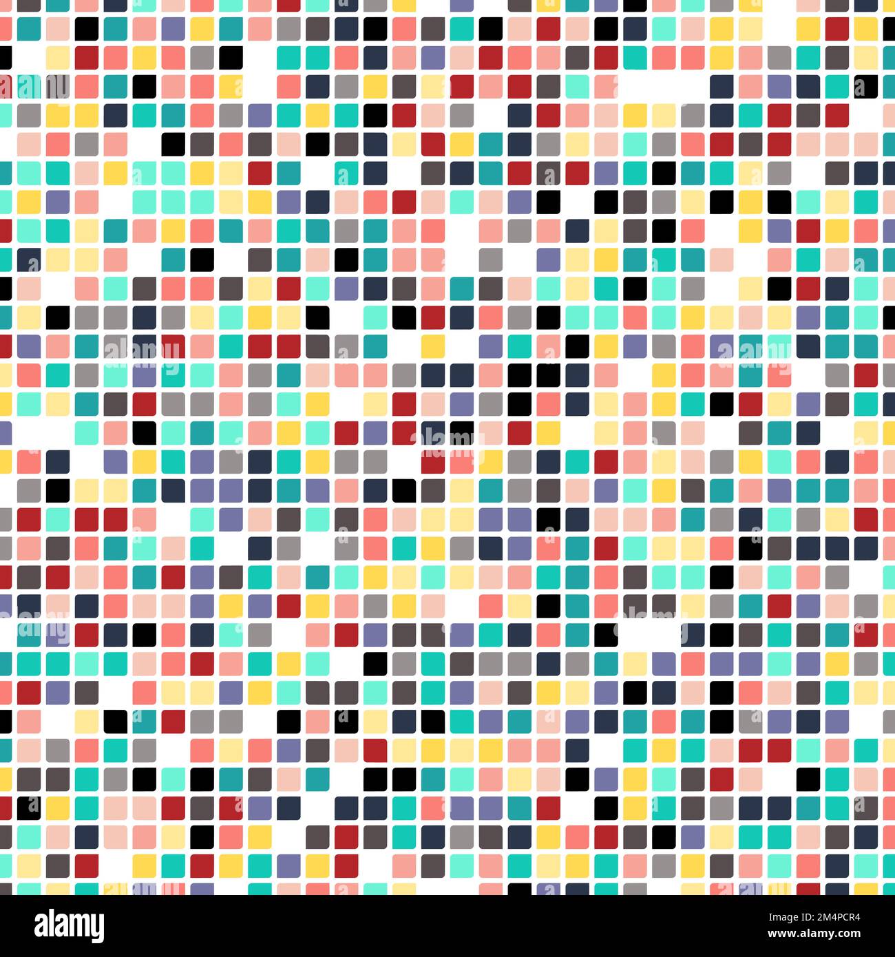 Color checkered squares background generative pattern illustration ...