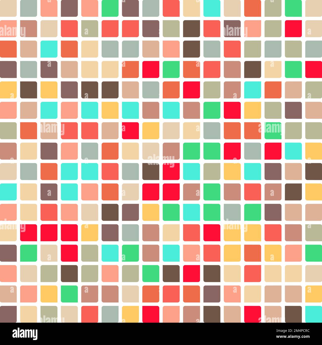 Color checkered squares background generative pattern illustration ...