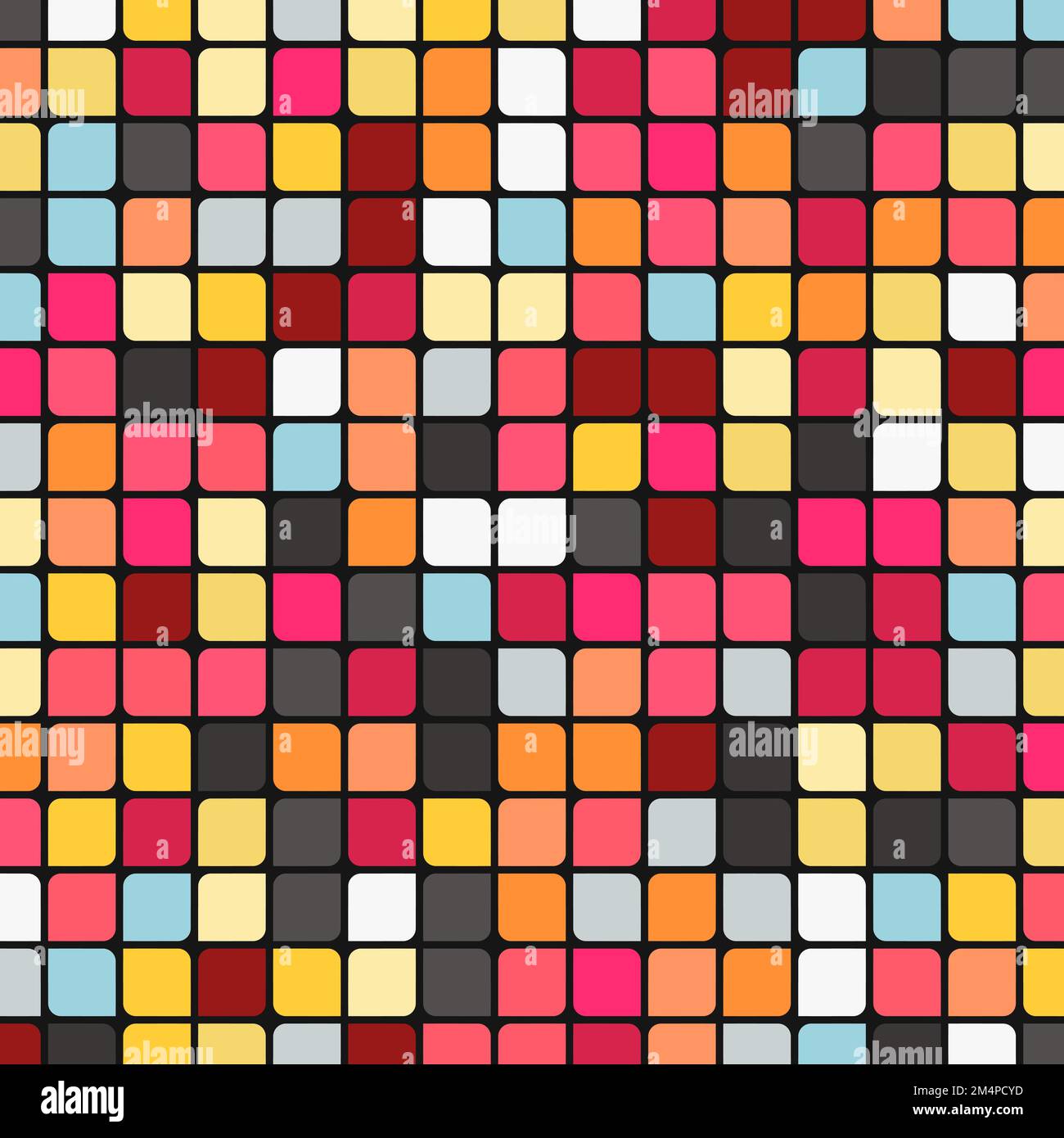 Color checkered squares background generative pattern illustration ...