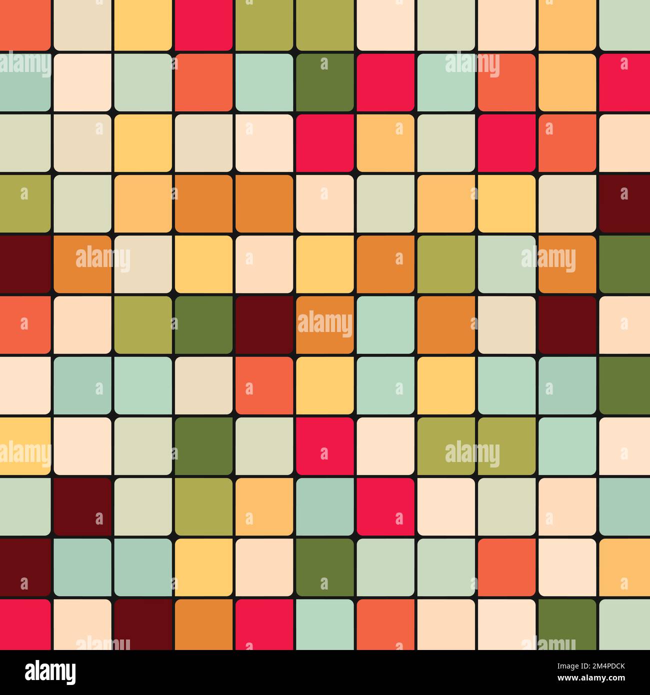 Color checkered squares background generative pattern illustration ...