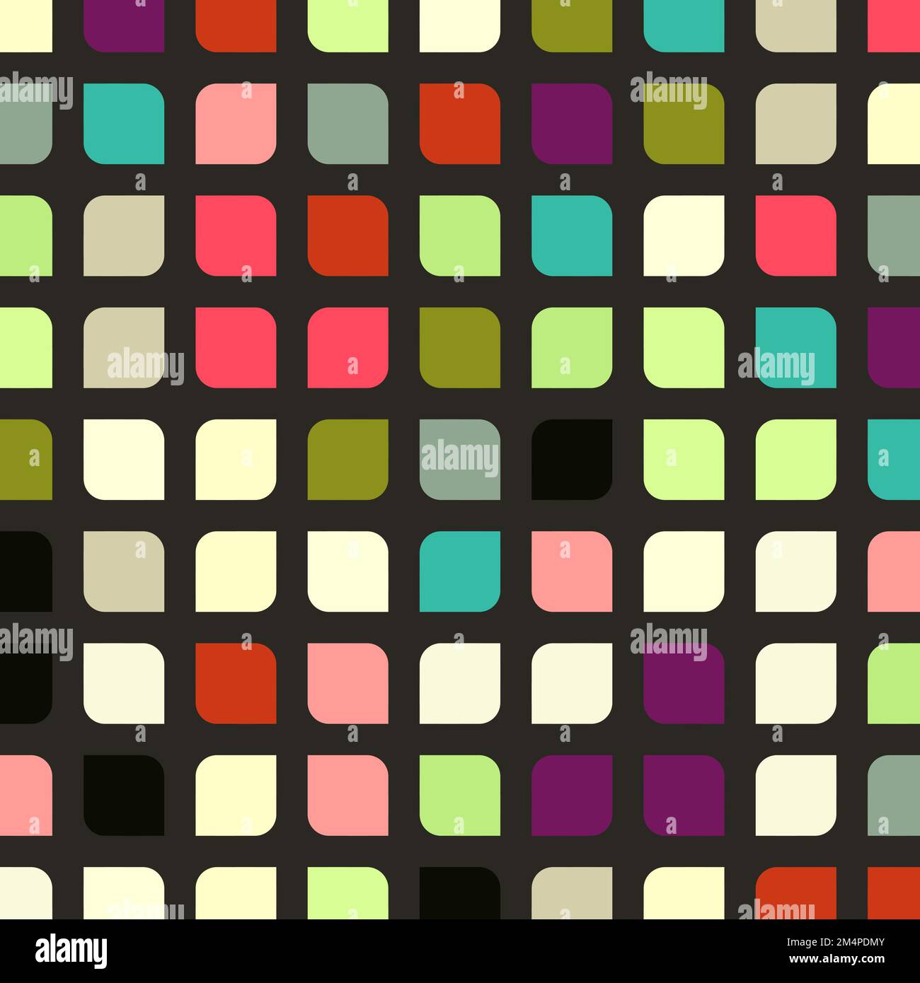 Color checkered squares background generative pattern illustration ...