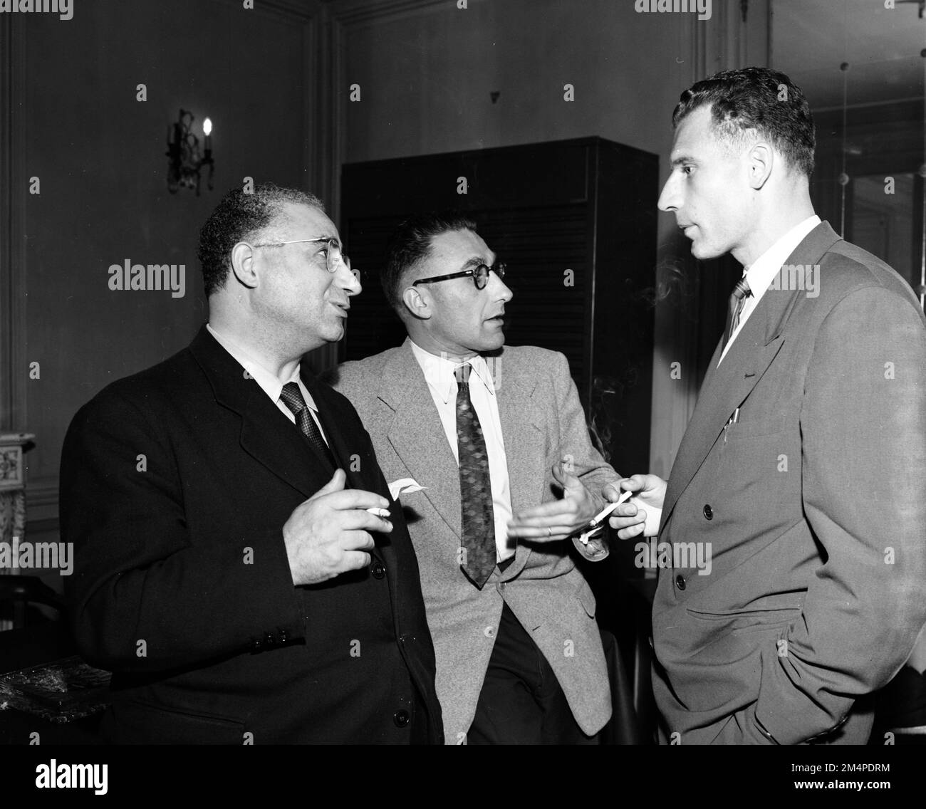 All-Labor Collective Bargaining Team Returns. Photographs of Marshall ...