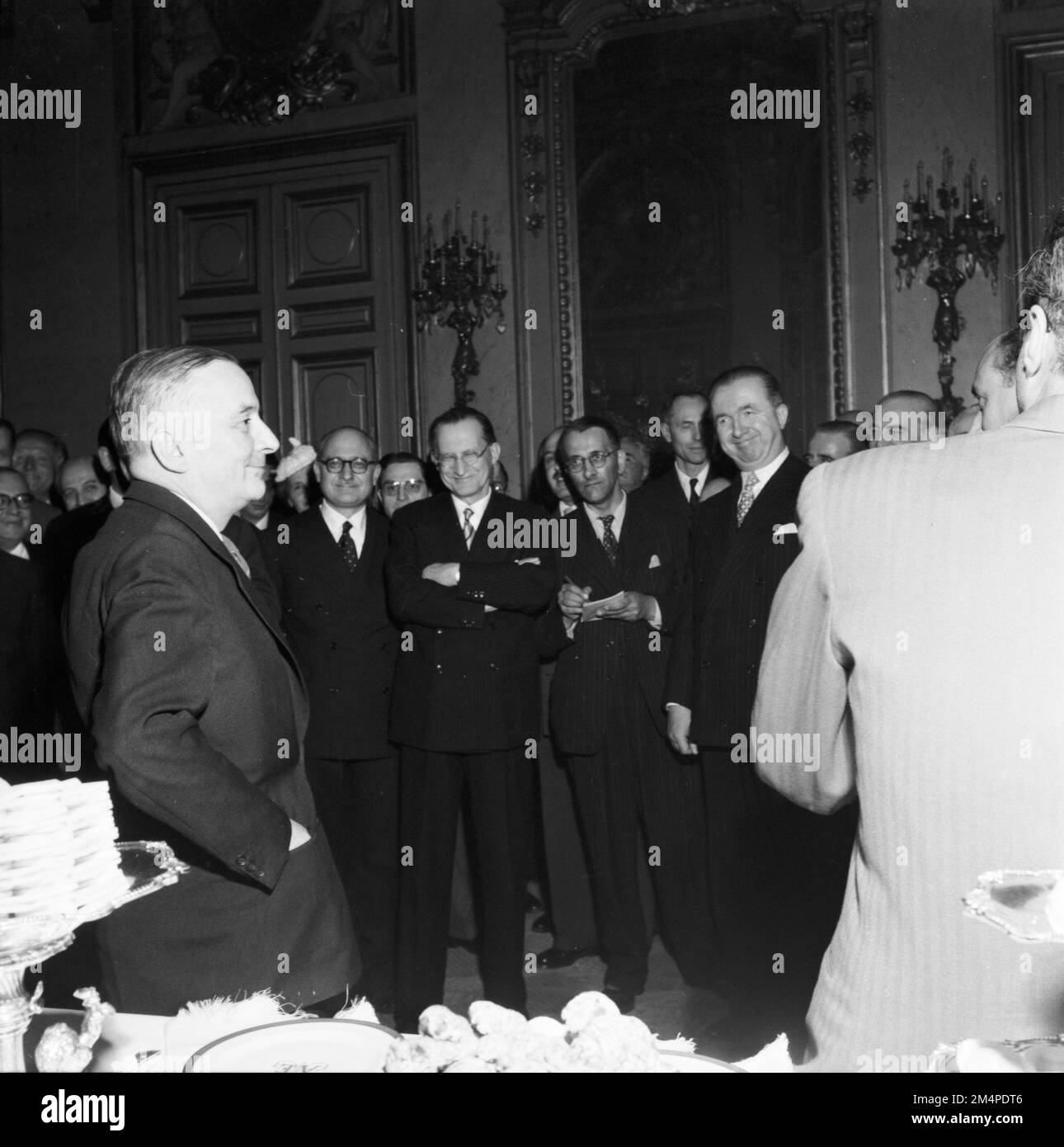 European Parliamentarians Meet in Paris. Photographs of Marshall Plan ...