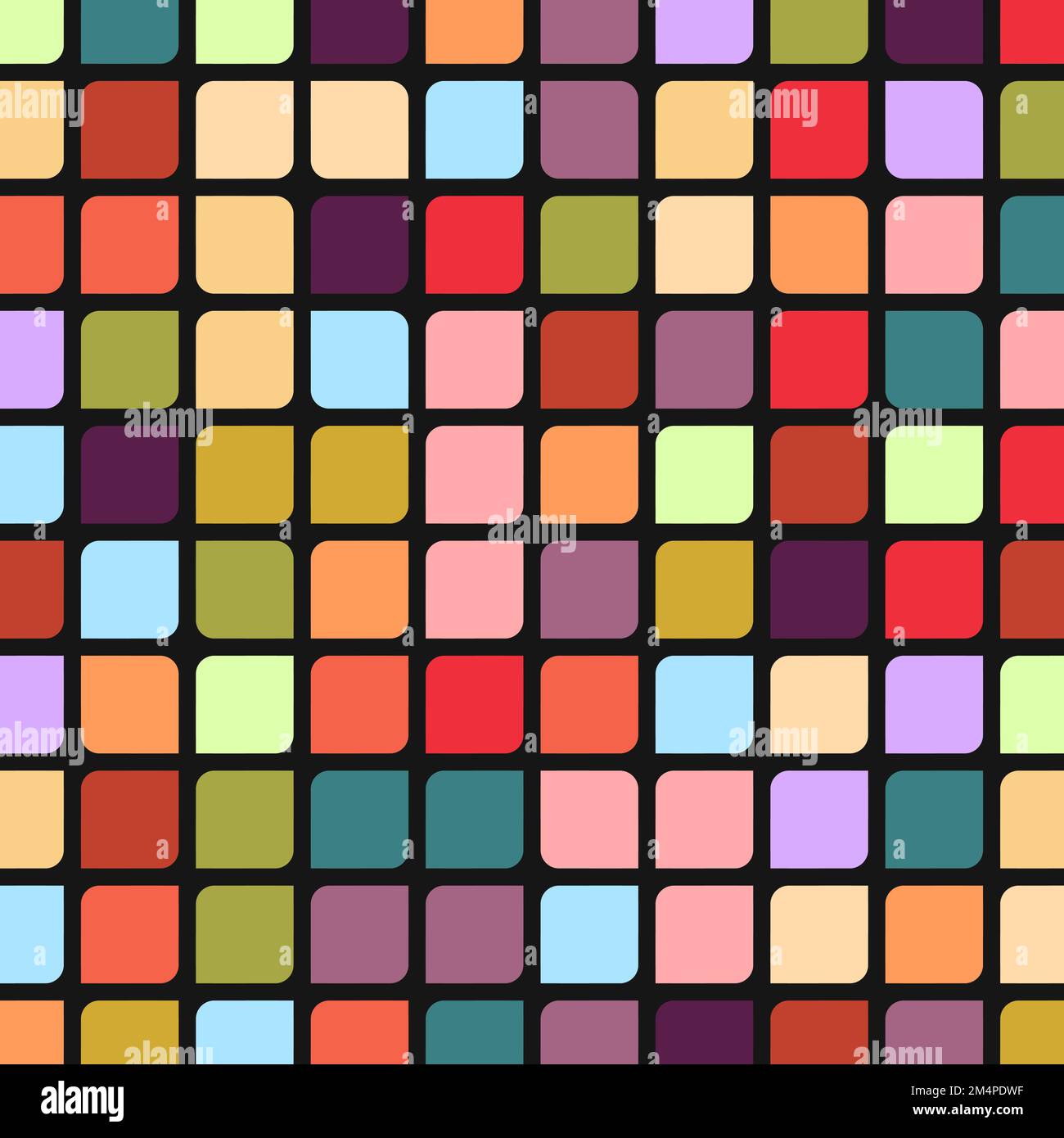 Color checkered squares background generative pattern illustration ...