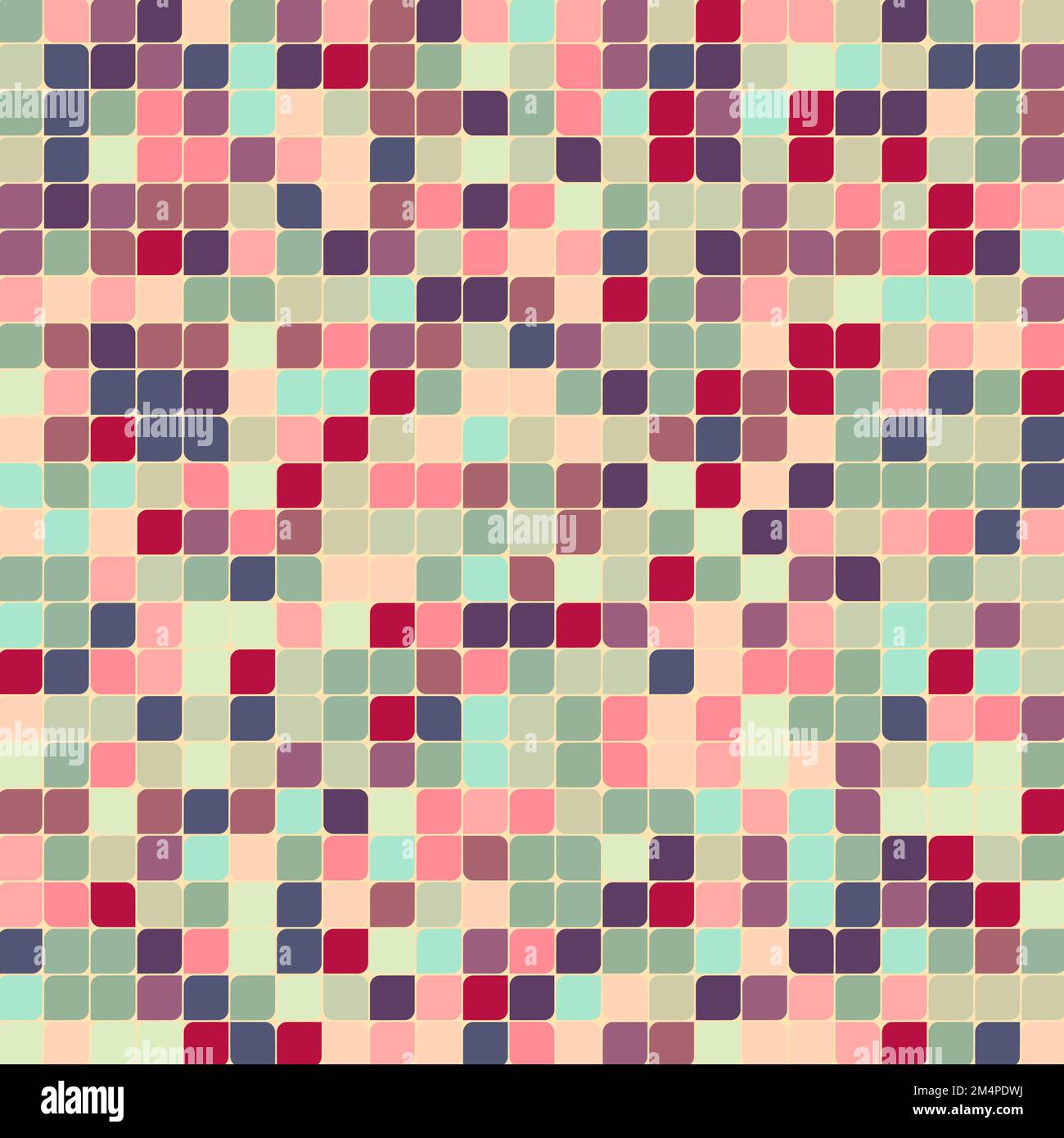 Color checkered squares background generative pattern illustration ...