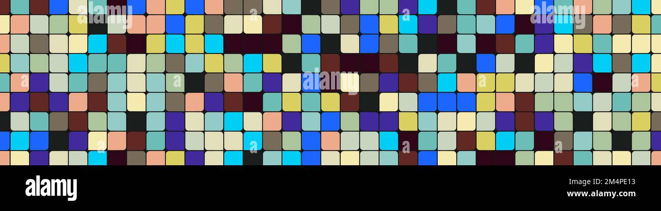 Color checkered squares background generative pattern illustration ...
