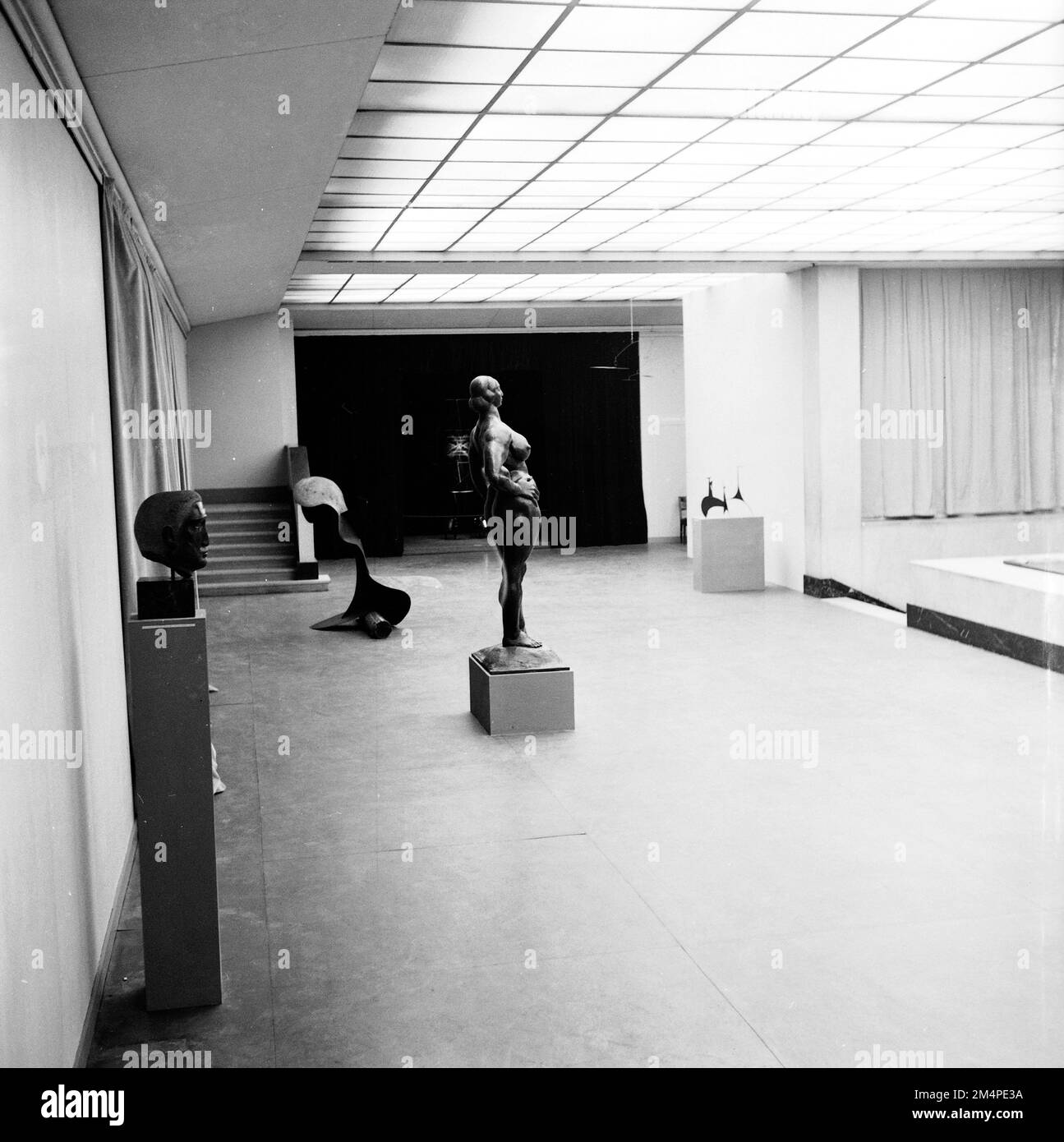 "50 Years of US Art" Exhibit. Photographs of Marshall Plan Programs ...