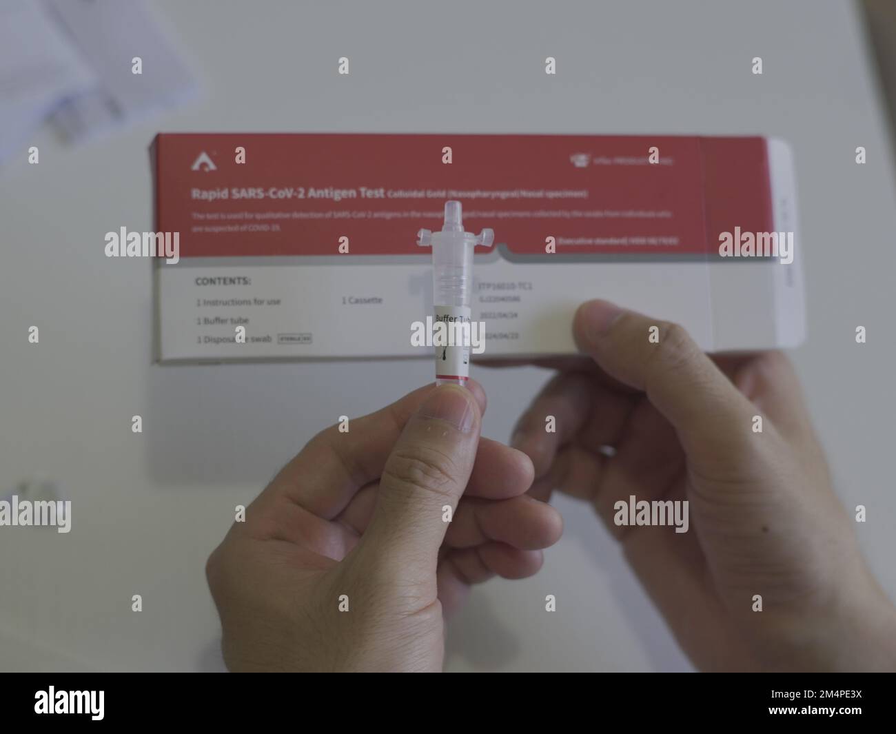 Antigen test procedure hi-res stock photography and images - Alamy