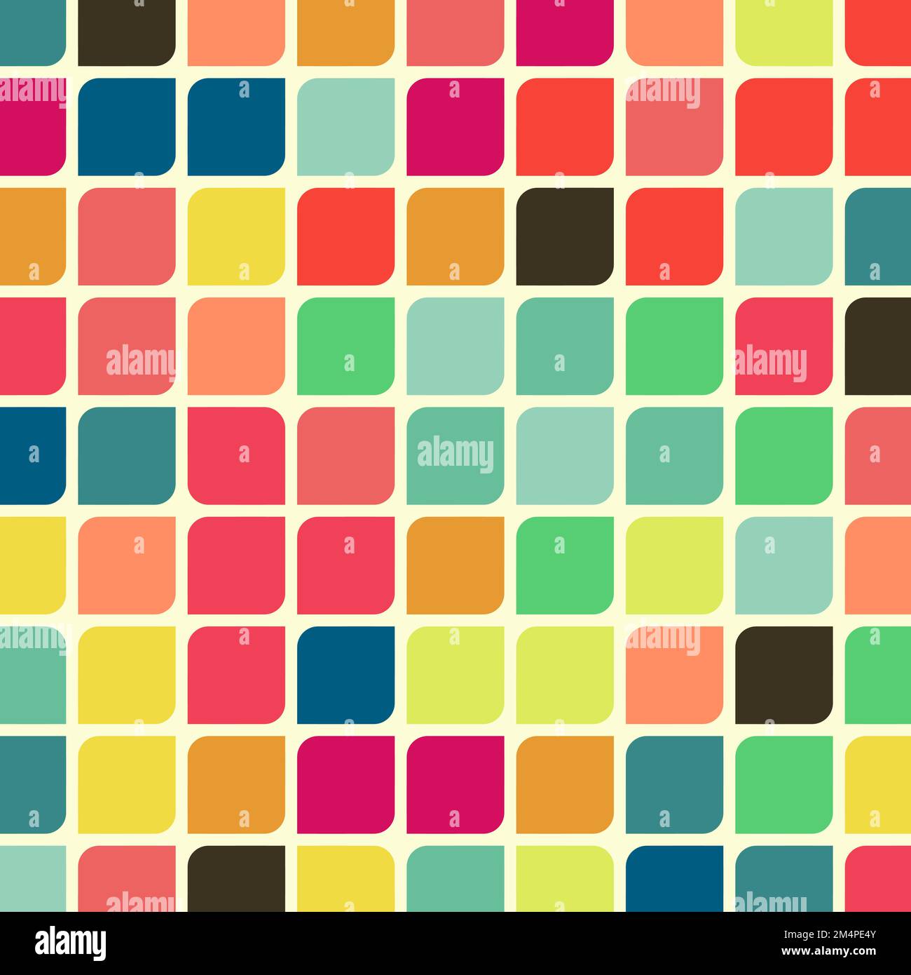 Color checkered squares background generative pattern illustration ...