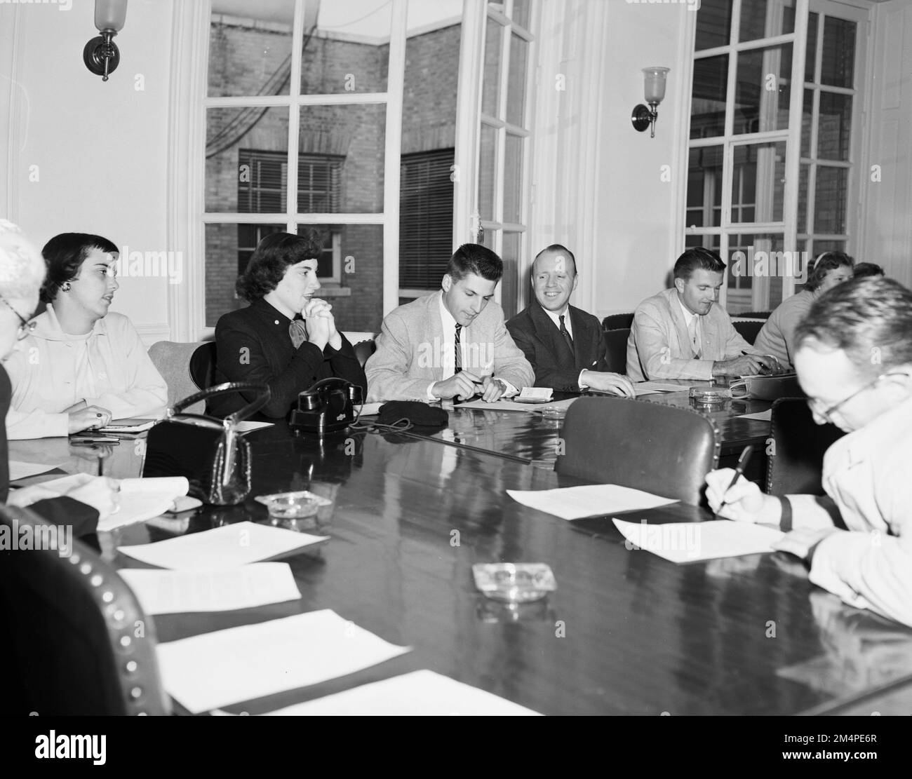 IFYE Students Reception (US Embassy). Photographs of Marshall Plan ...