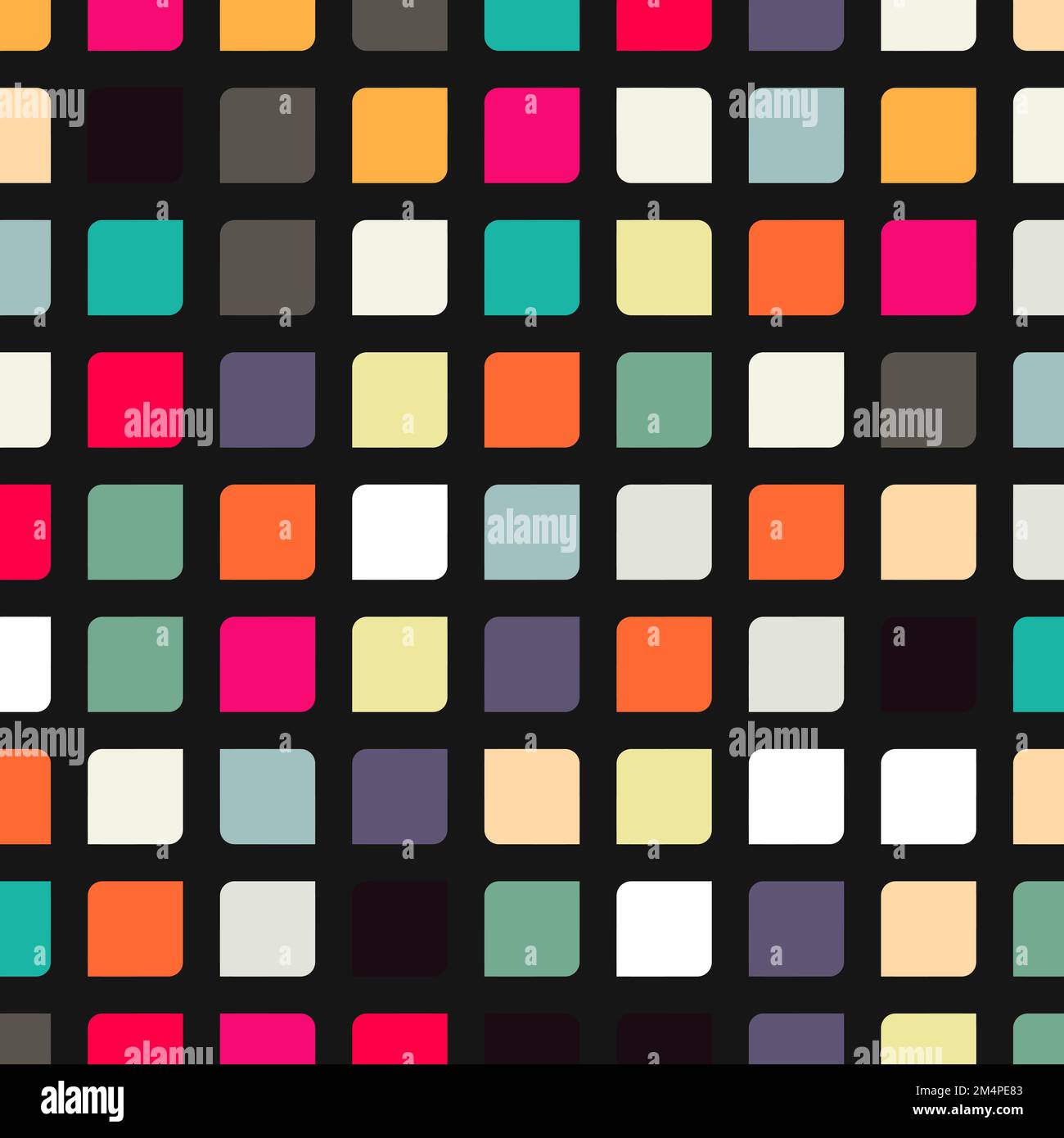 Color checkered squares background generative pattern illustration ...