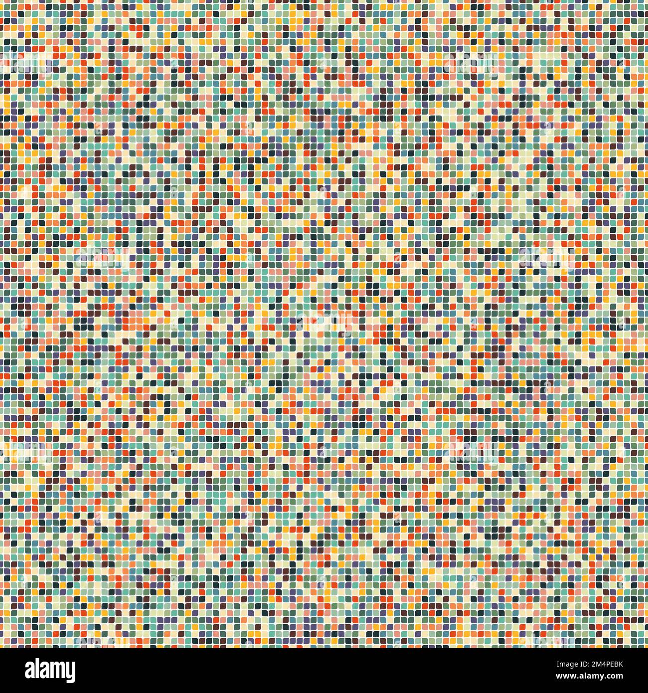Color checkered squares background generative pattern illustration ...